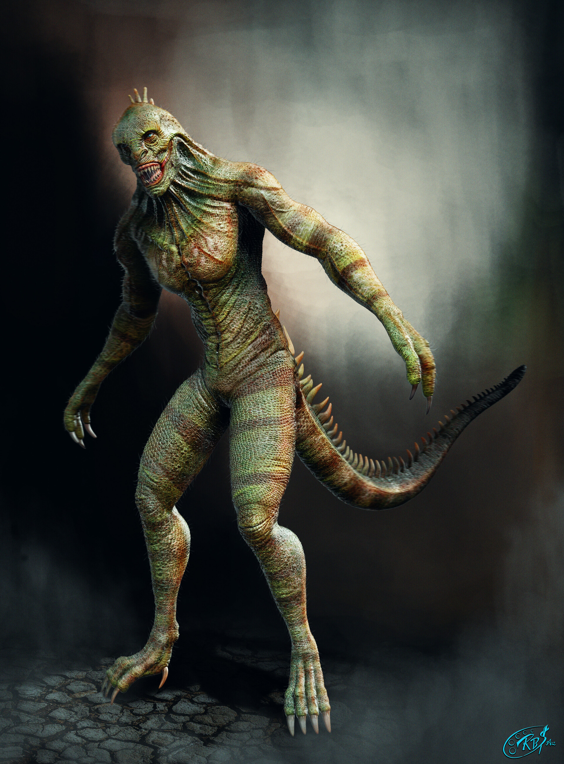 ArtStation - Lizard (creature modeling)