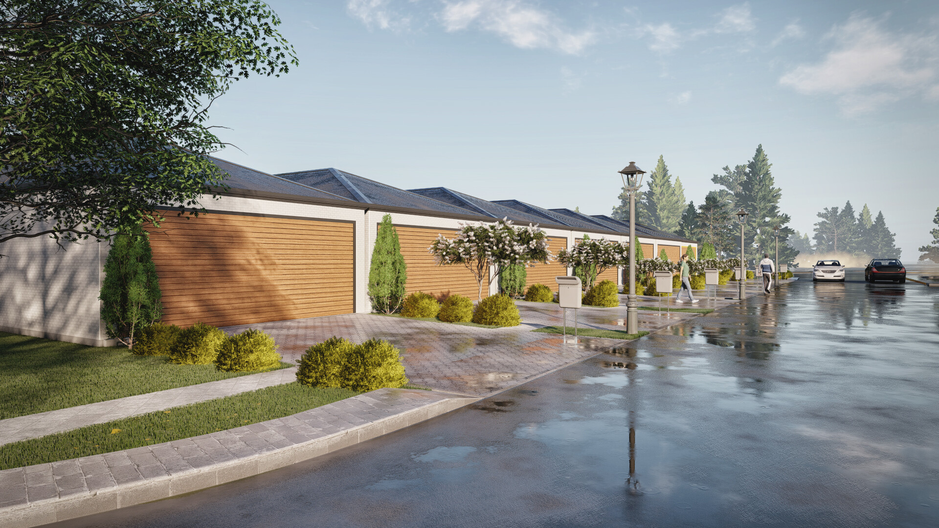 Yantram Architectural Design Studio - Beautiful Residential Street View ...