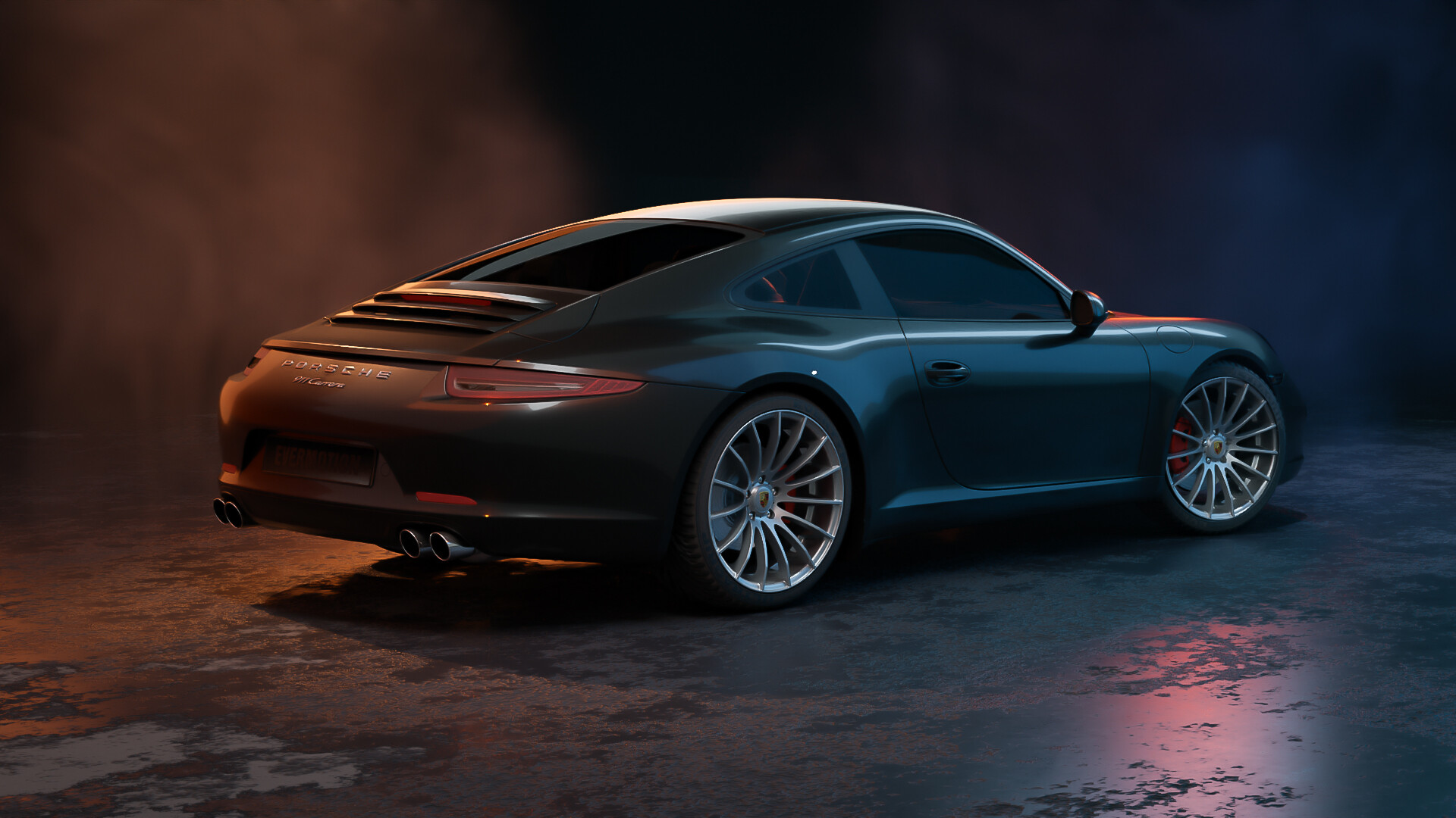 ArtStation - Working with light using cars as an example