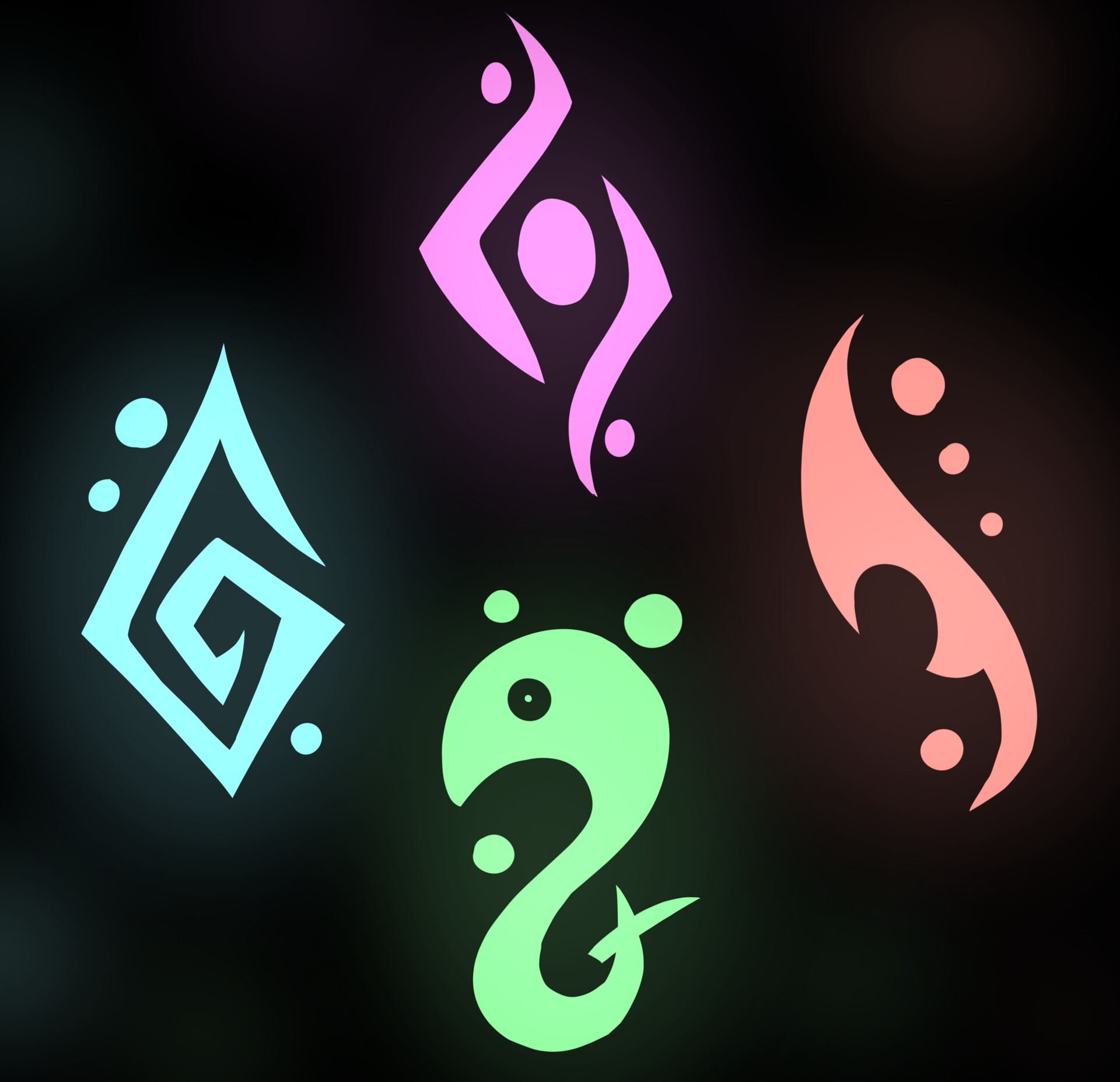 ArtStation - HeartWeaver Emotion Sigils