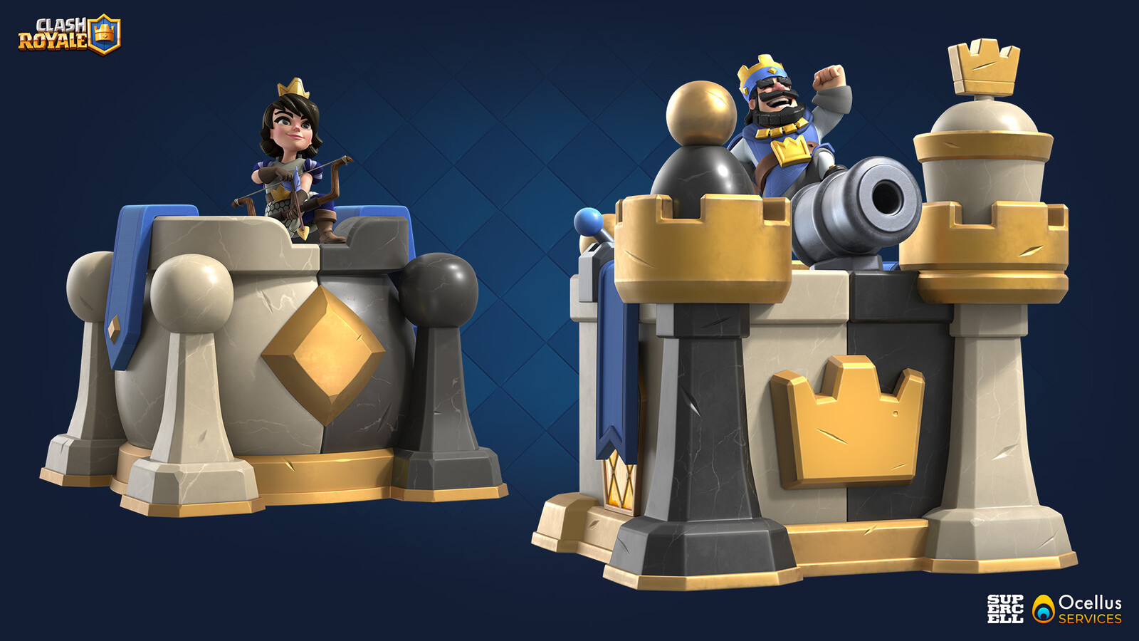 Ocellus - SERVICES - Clash Royale - Chess Tower Skin