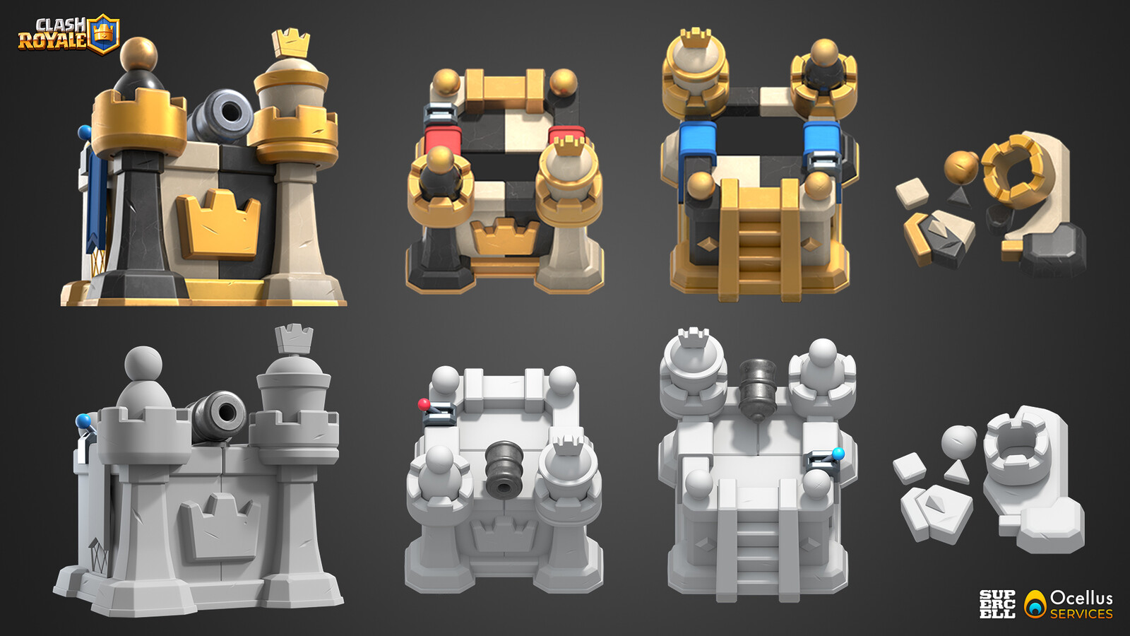 Ocellus - SERVICES - Clash Royale - Chess Tower Skin