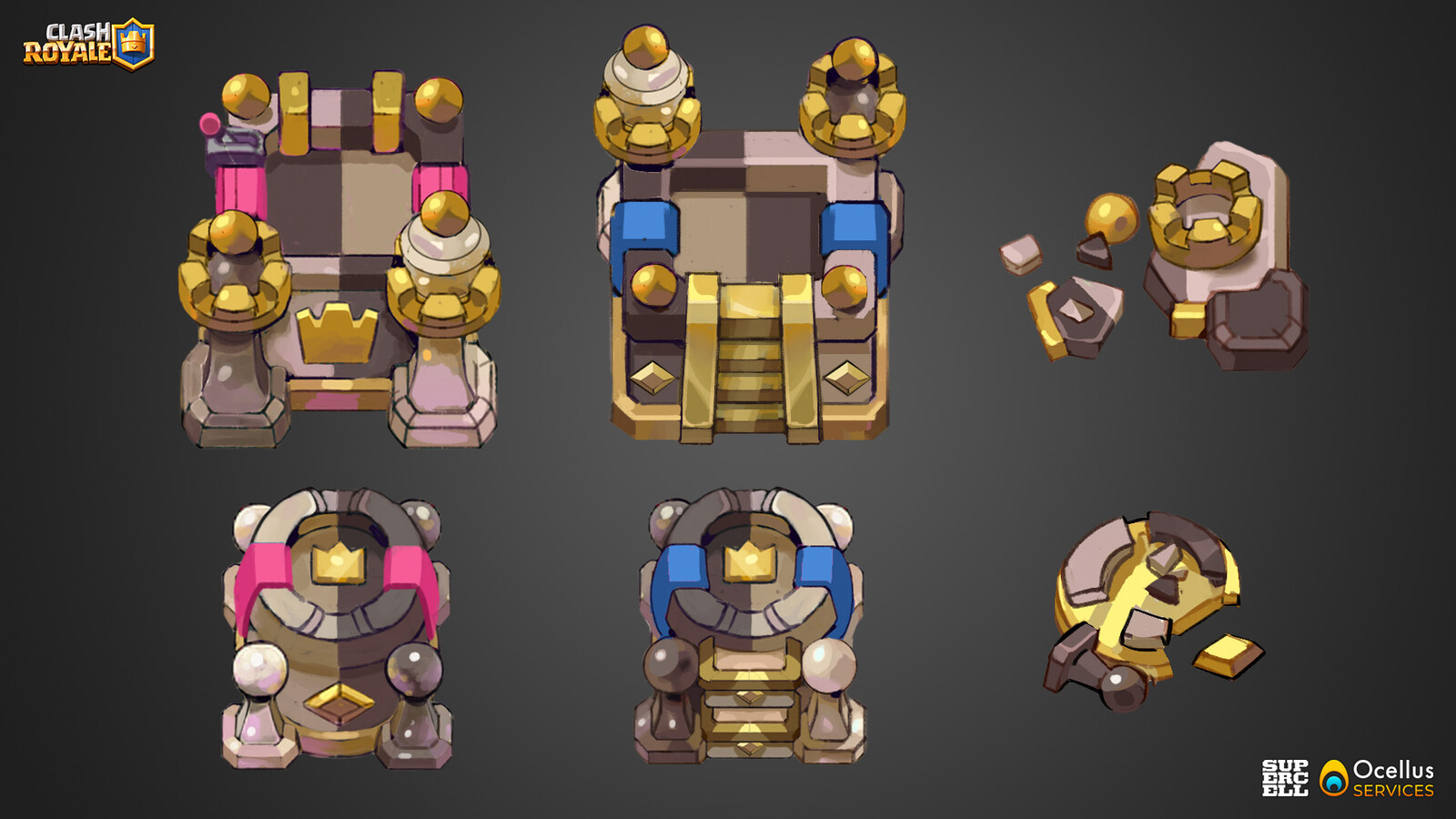 Ocellus - SERVICES - Clash Royale - Chess Tower Skin