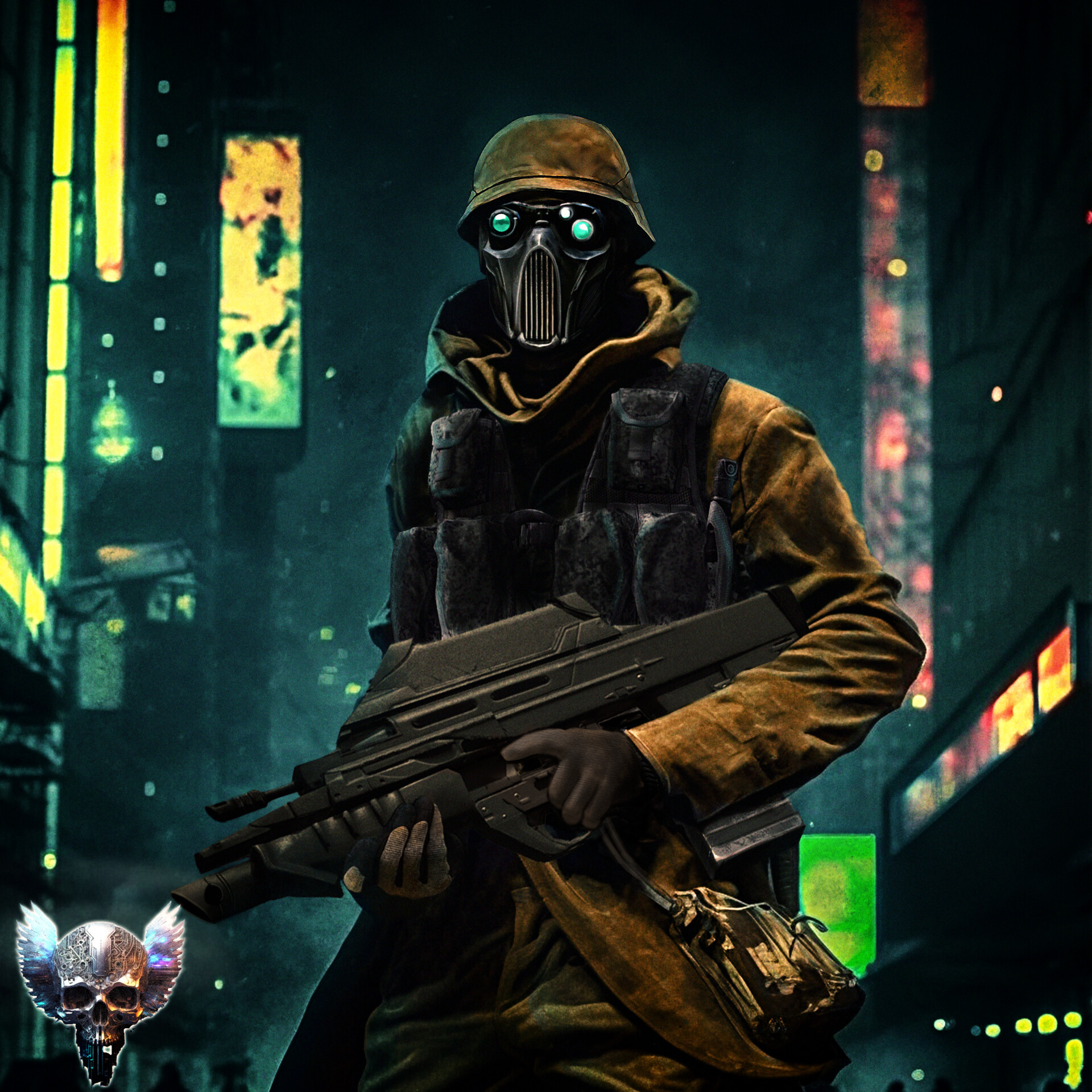 ArtStation - cyberpunk soldier