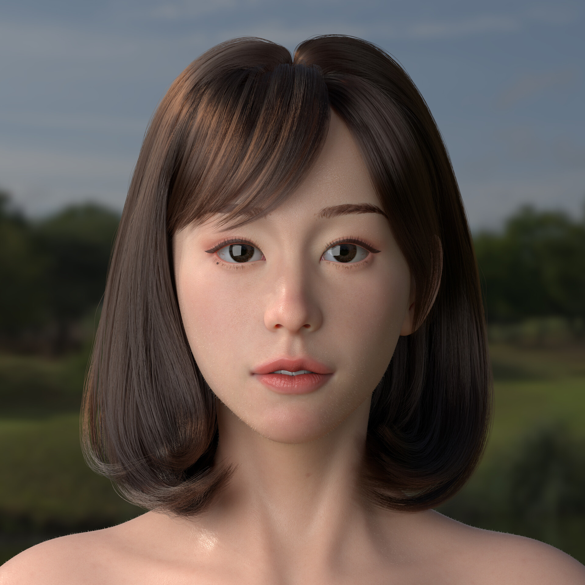 ArtStation - 想象中的女孩