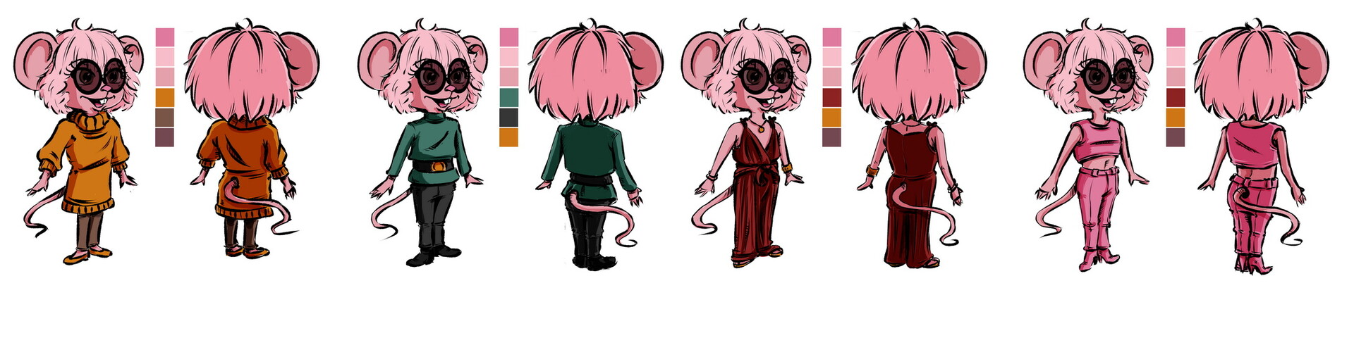 ArtStation - Coco Outfit Sheet