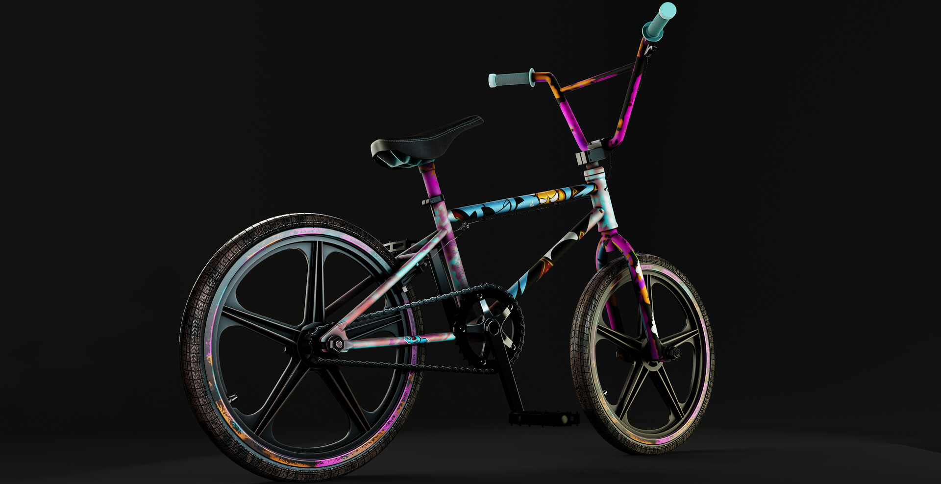 ArtStation - Graffiti BMX model