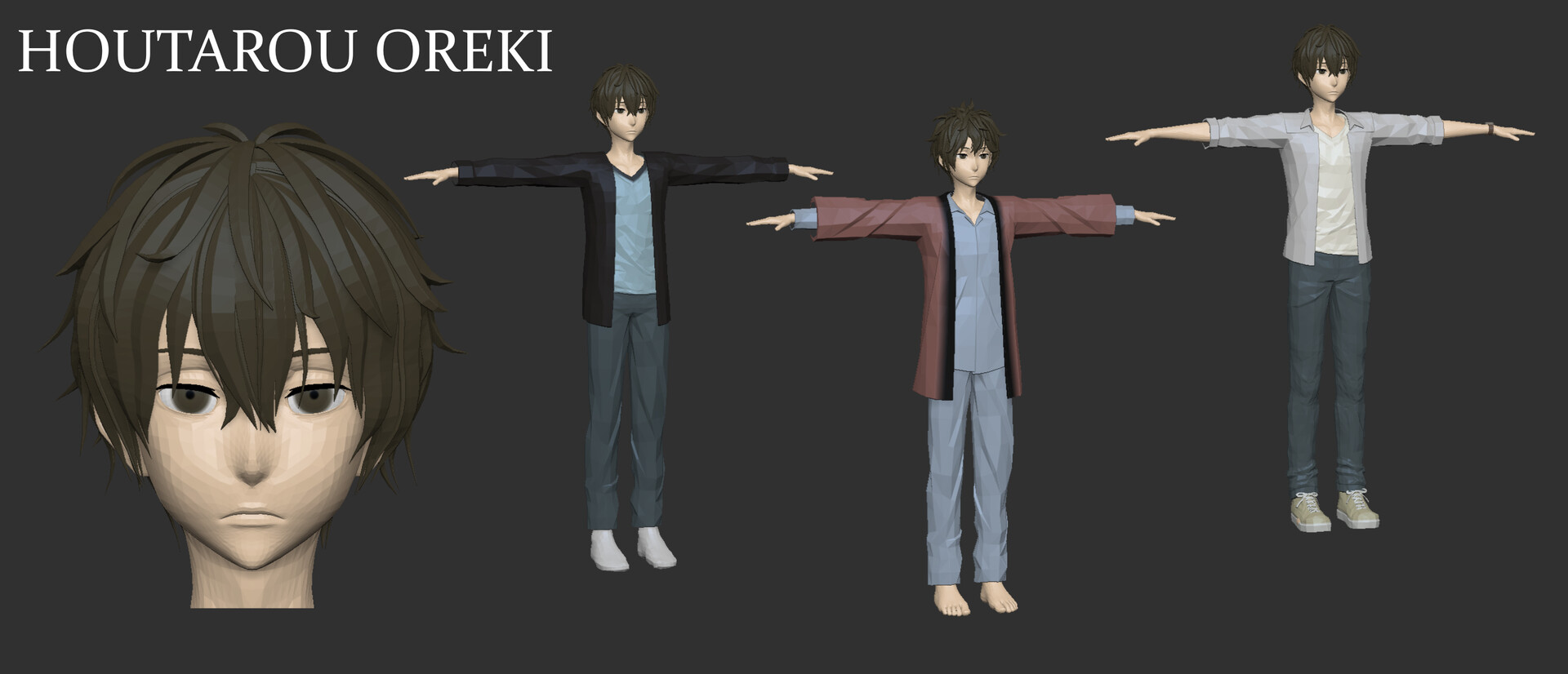 ArtStation - HOUTAROU OREKI - 3D MODEL