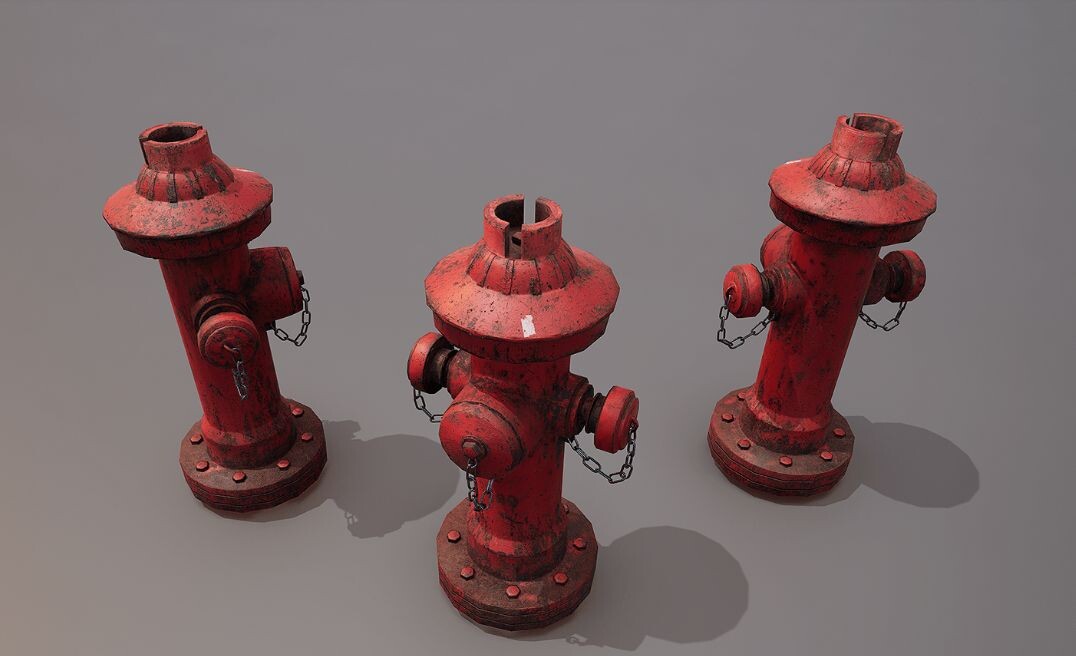 ArtStation - Fire Hydrant 3d model