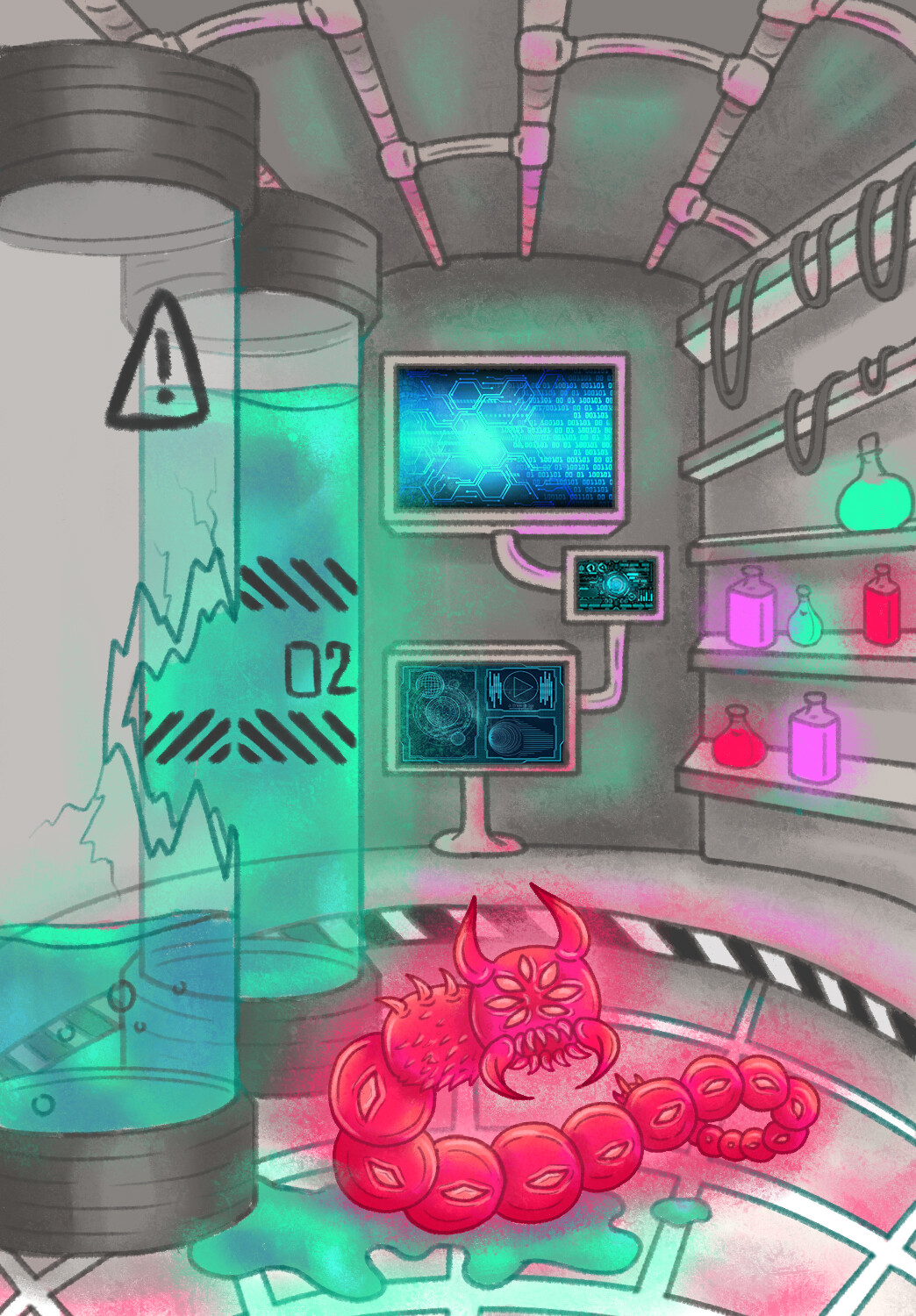 ArtStation - Laboratory background concept art 2