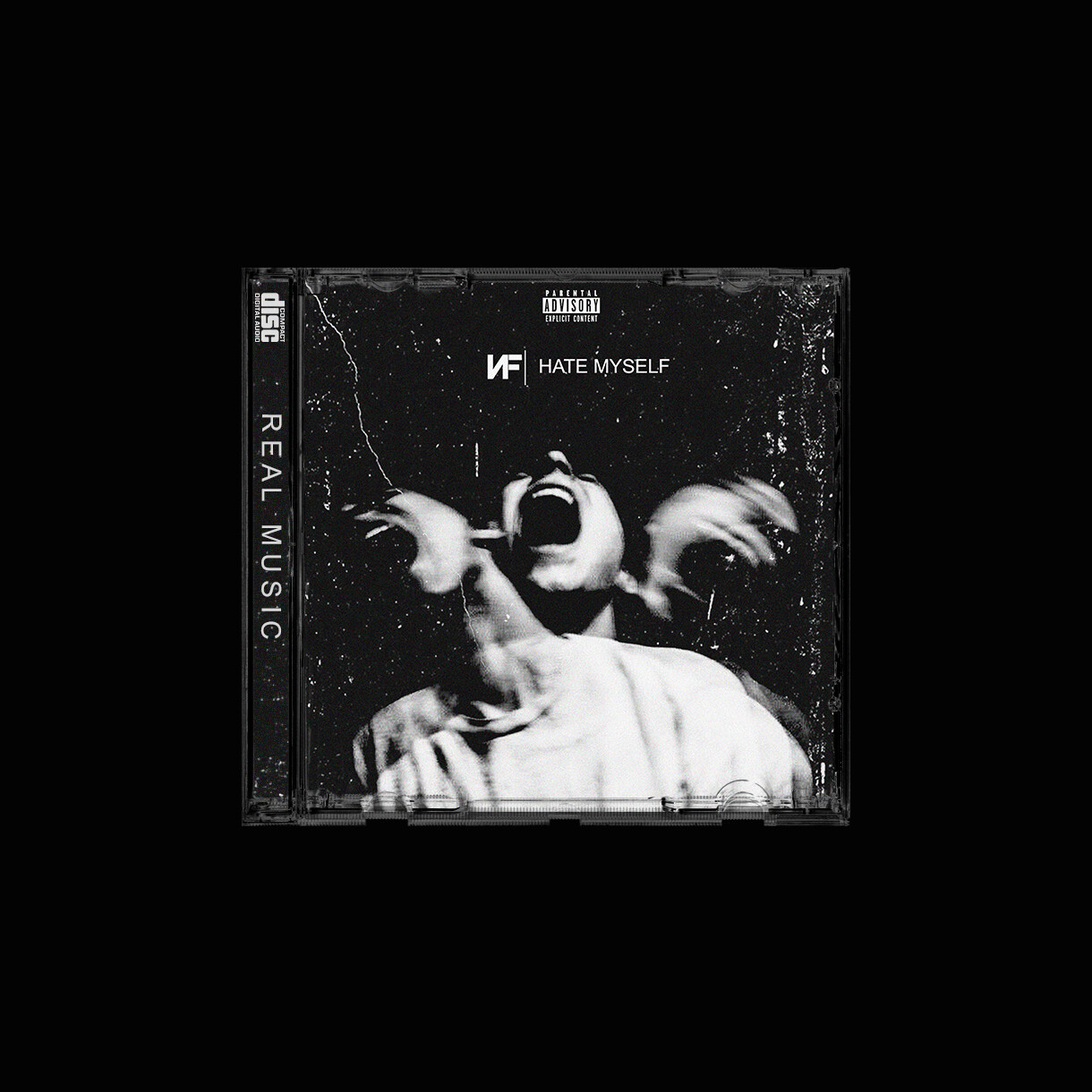 ArtStation - NF- HATE MYSELF [ALBUM COVER MOCKUP]