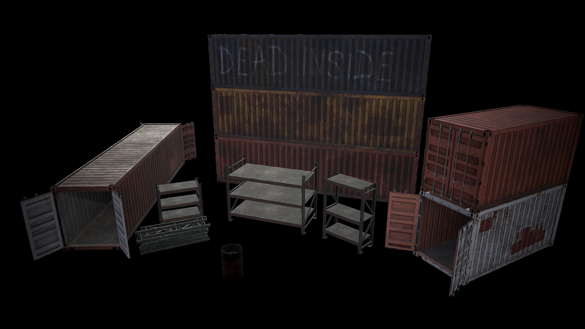 ArtStation - Objects for the post-apocalyptic VR game Death Harvest