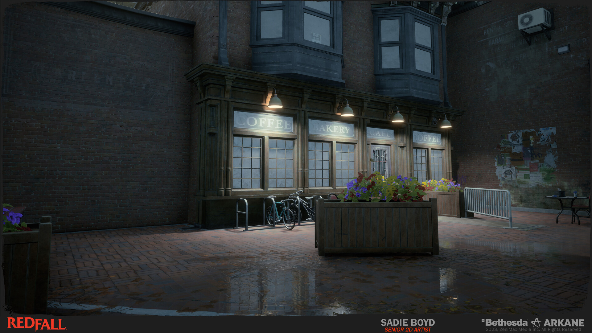 Sadie Boyd - Redfall: Ghost Signage and Murals