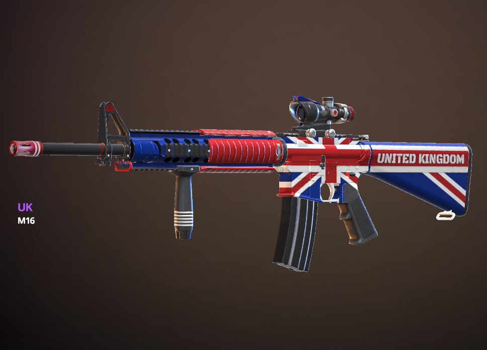 ArtStation - Weapon Skins - M16