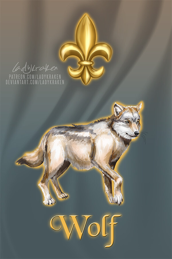 ArtStation - Wolf Scouts Flag - Commission