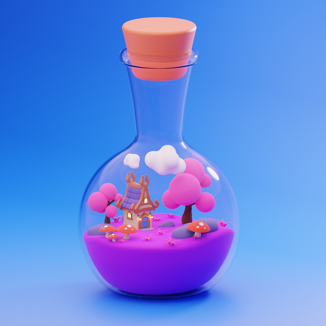 ArtStation - Cute small world