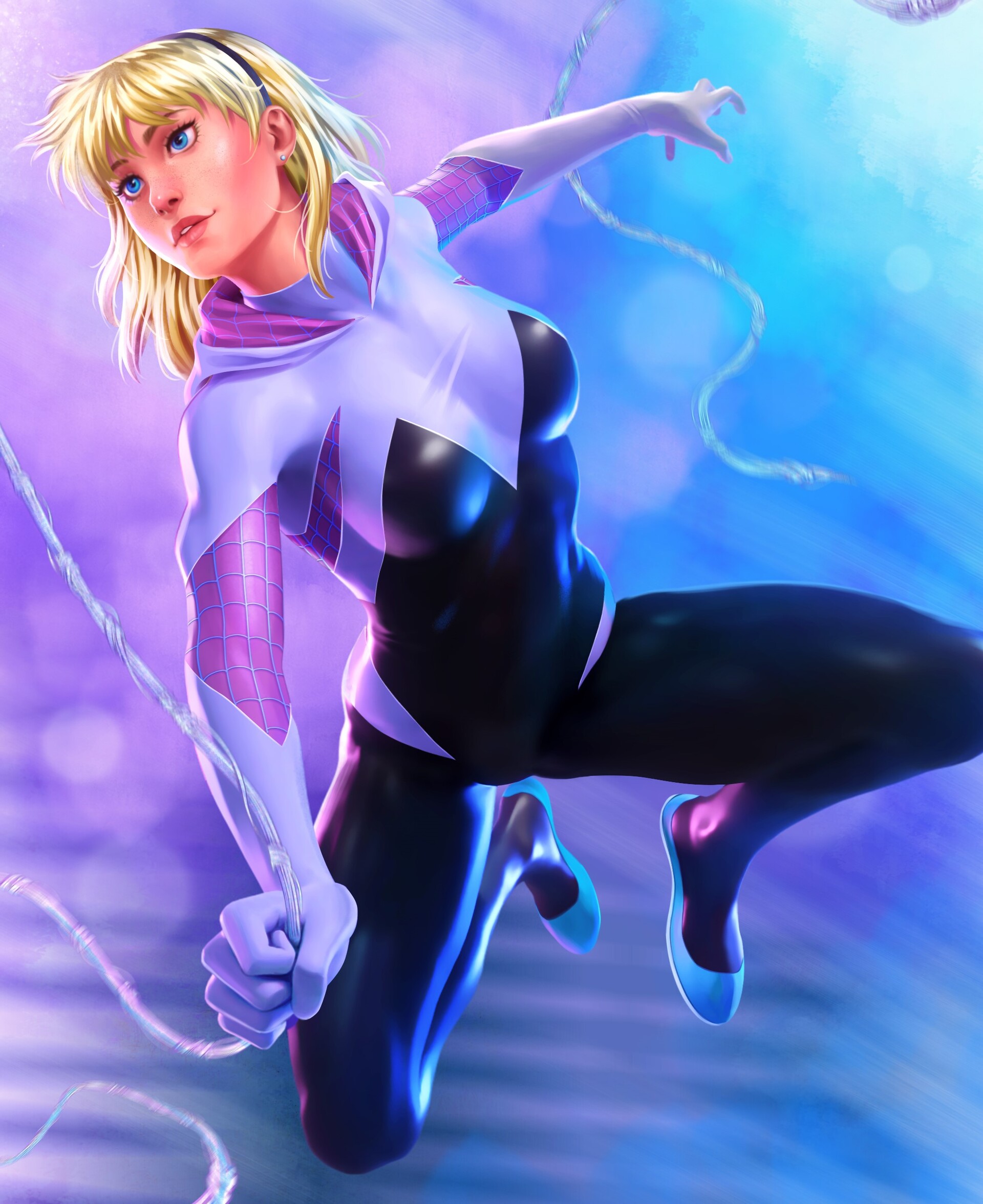 ArtStation - Spider Gwen Fanart