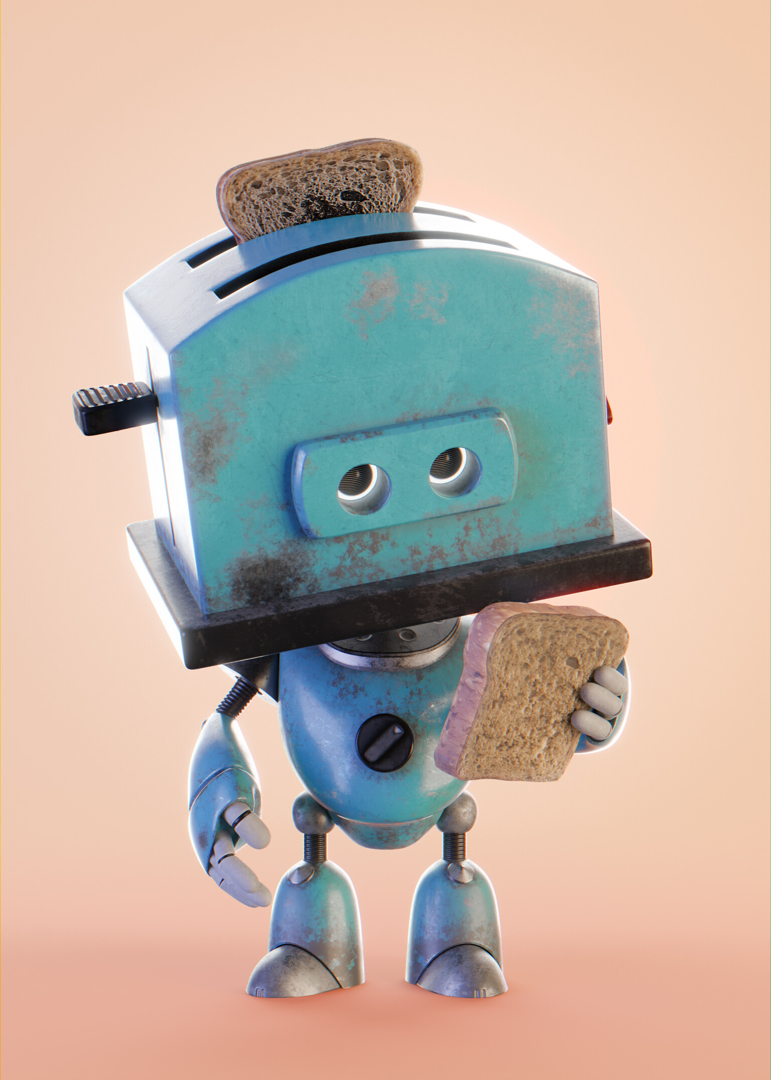 ArtStation - Robot Toaster