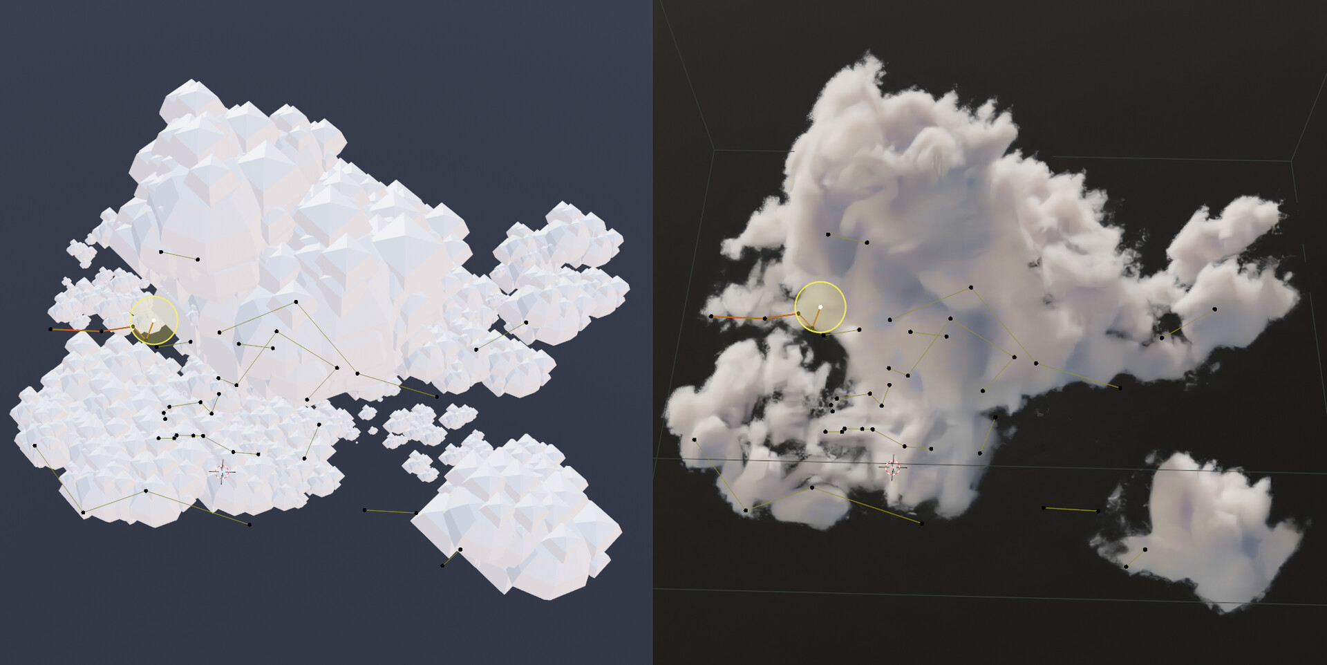 nello fontani - Geometry nodes Clouds