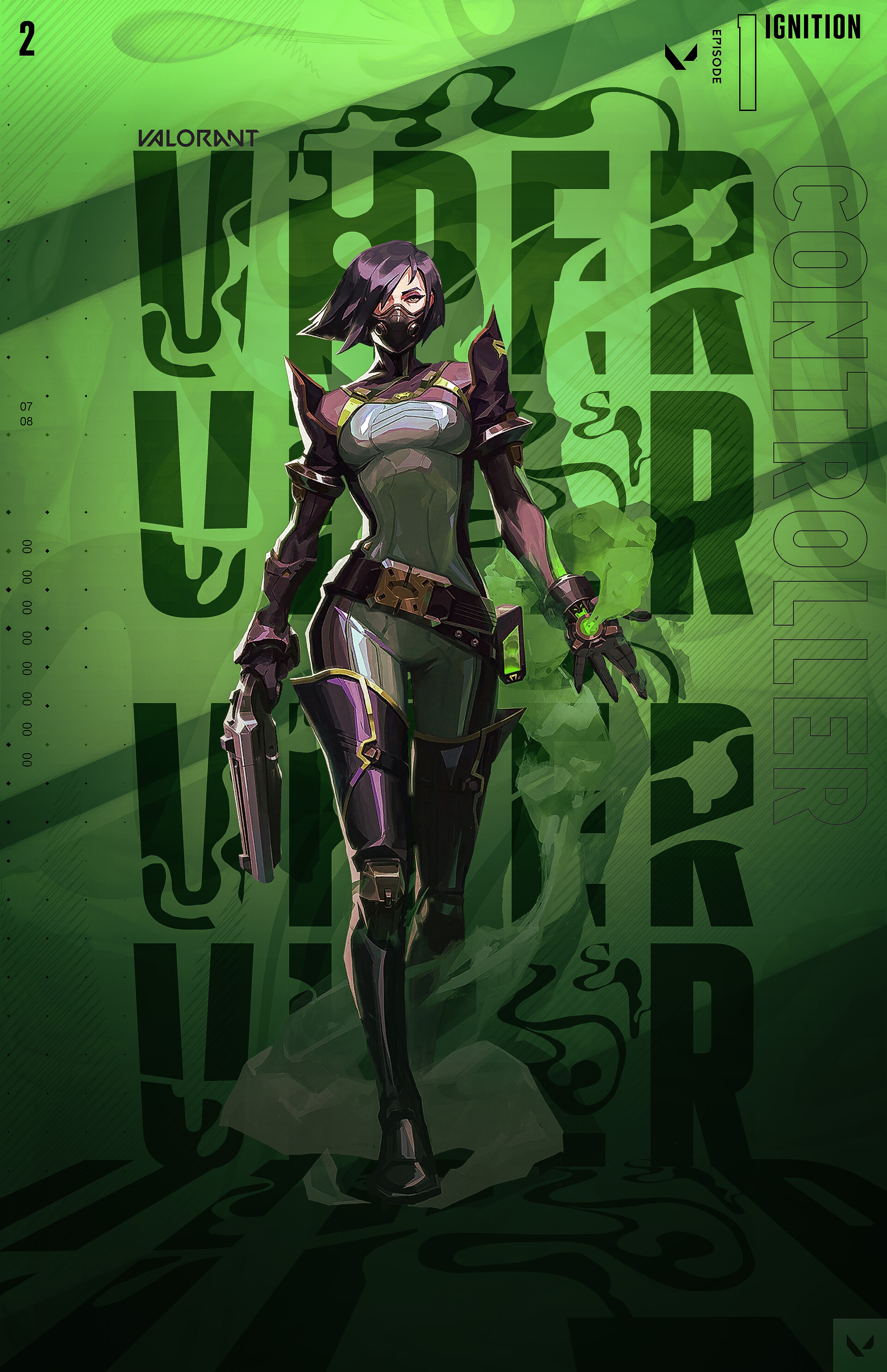 ArtStation - VALORANT Agent Covers - Viper