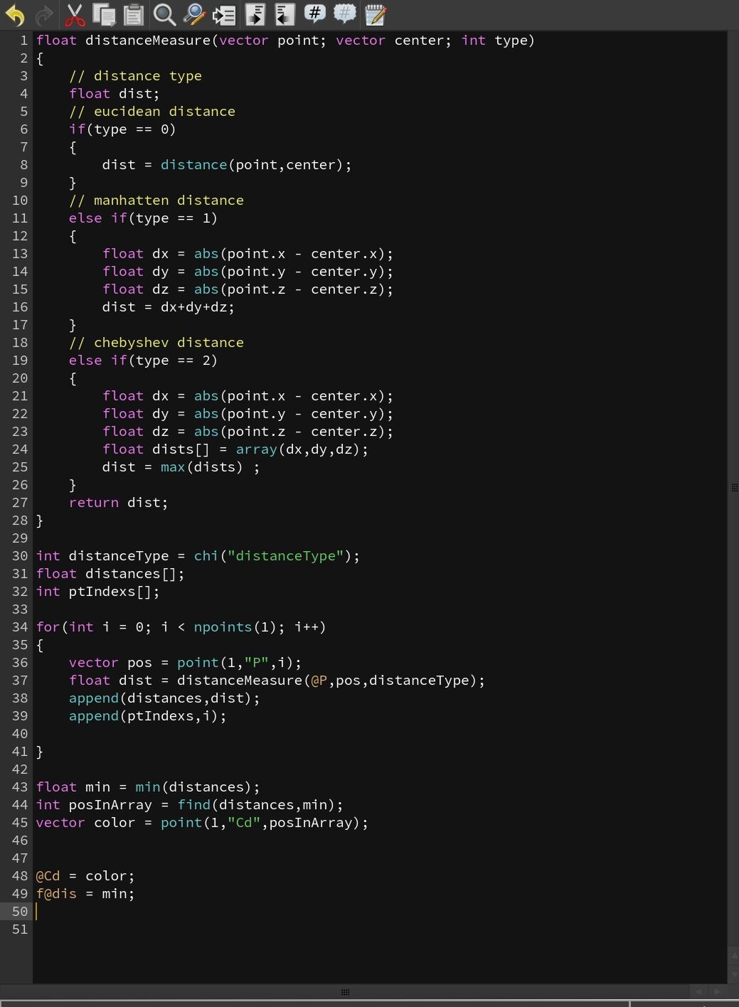 Deyart - Voronoi using vex language in houdini