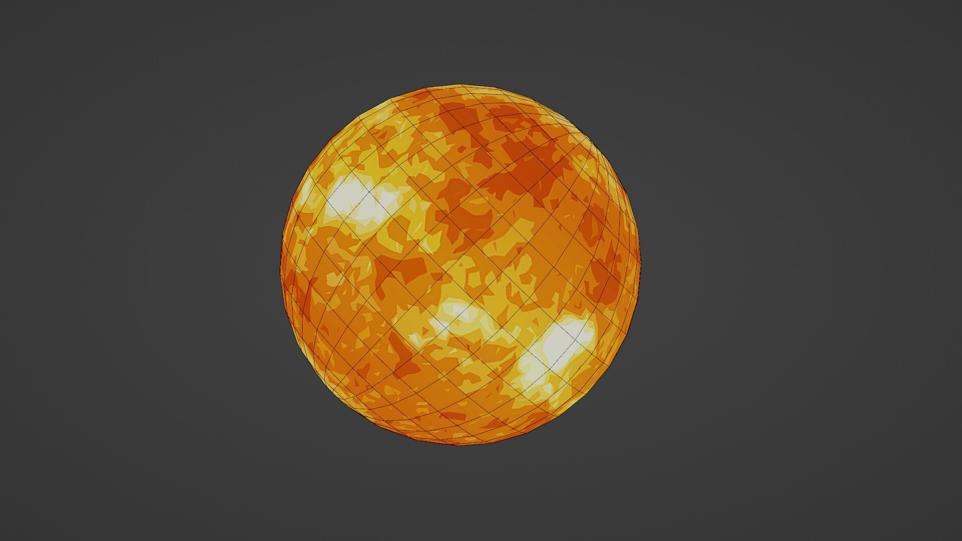 3D Disco - Stylized Sun 3D Model 2k/4k/8k Textures
