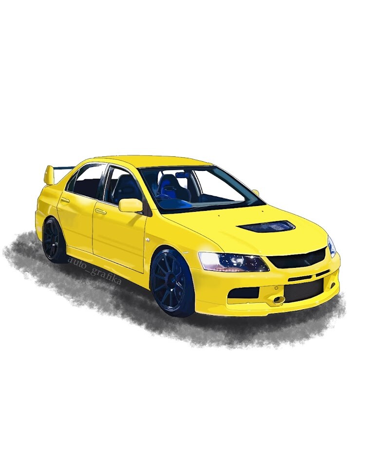 ArtStation - Lancer Evo IX
