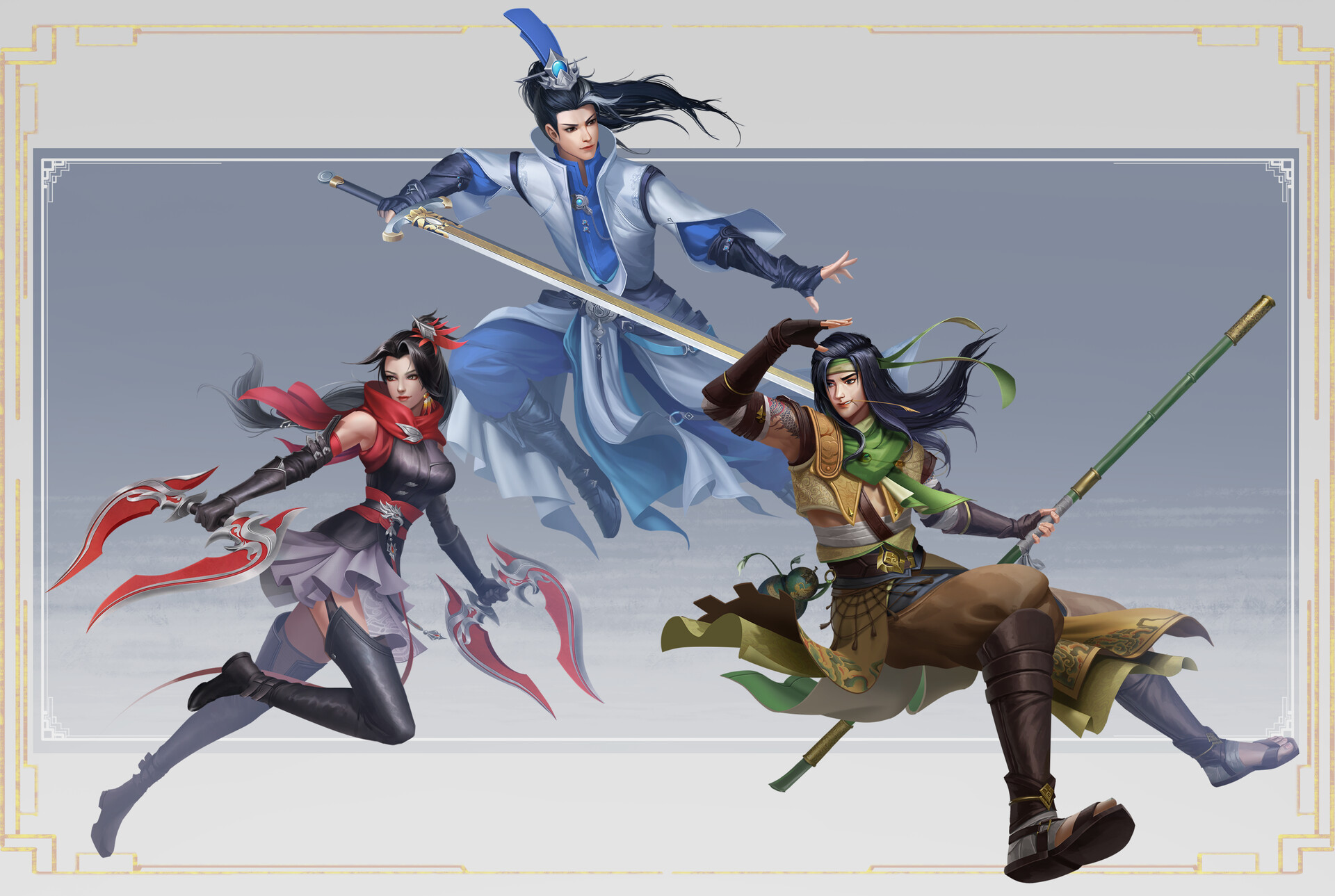 ArtStation - standee character work for VNG last year