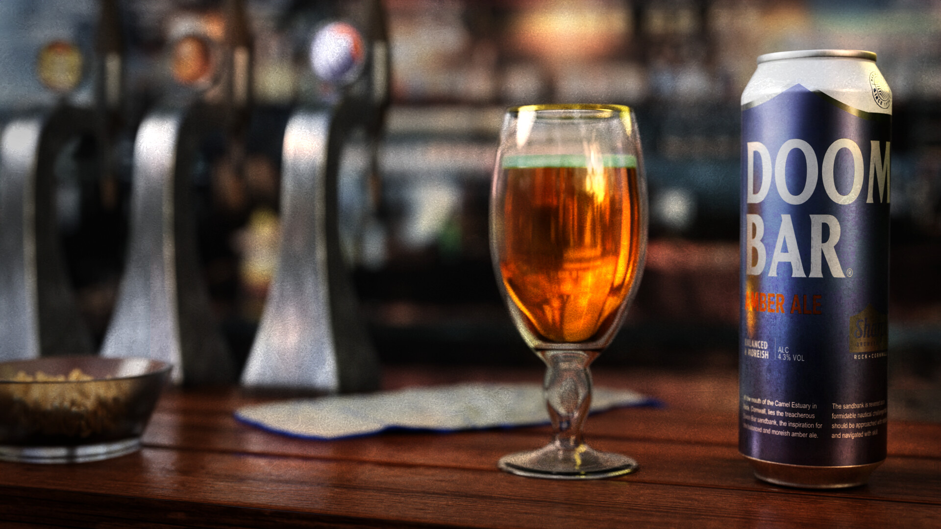 ArtStation - 3D "Doom Bar" Brand Beer Can Replica