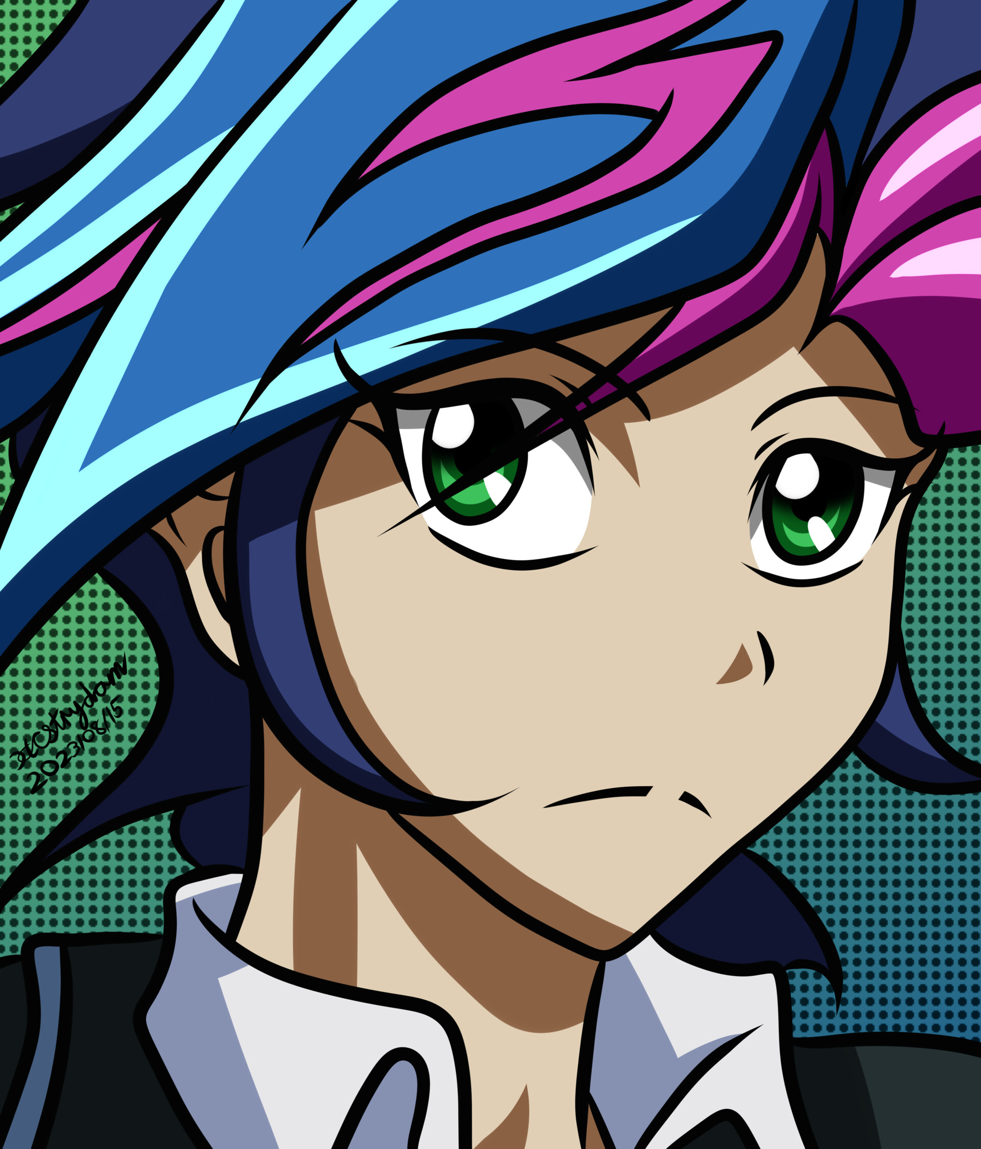 ArtStation - Digital Doodle - Yu-Gi-Oh! VRAINS Yusaku Fujiki!