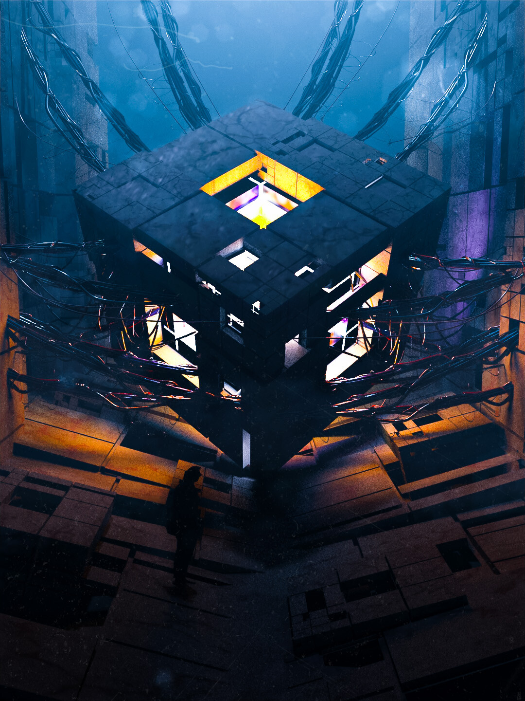 ArtStation - Influx (Sci-fi cube)