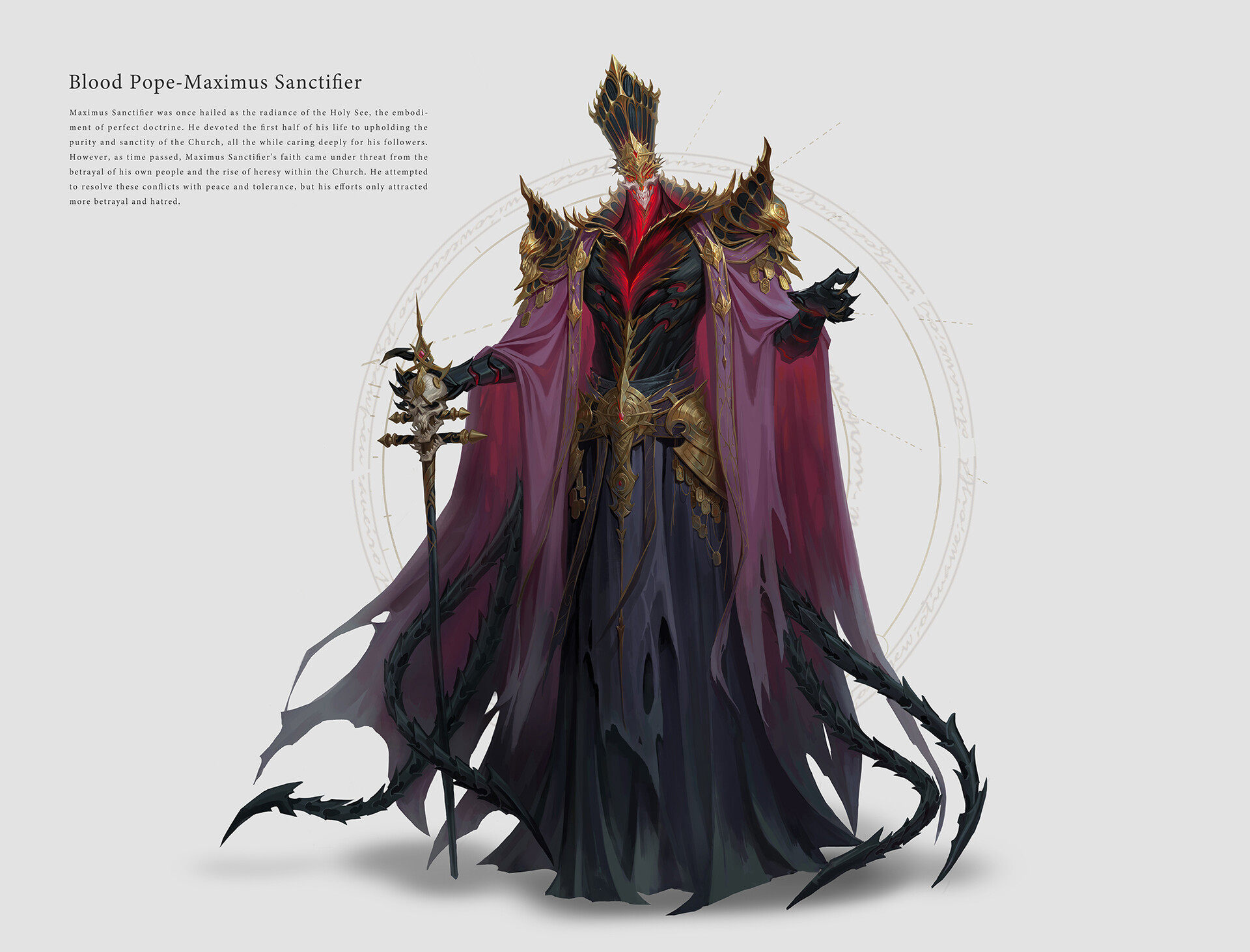 ArtStation - Blood Pope-Maximus Sanctifier