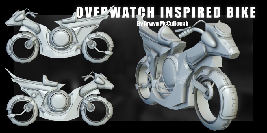 Arwyn McCullough - Overwatch Inspired Bike