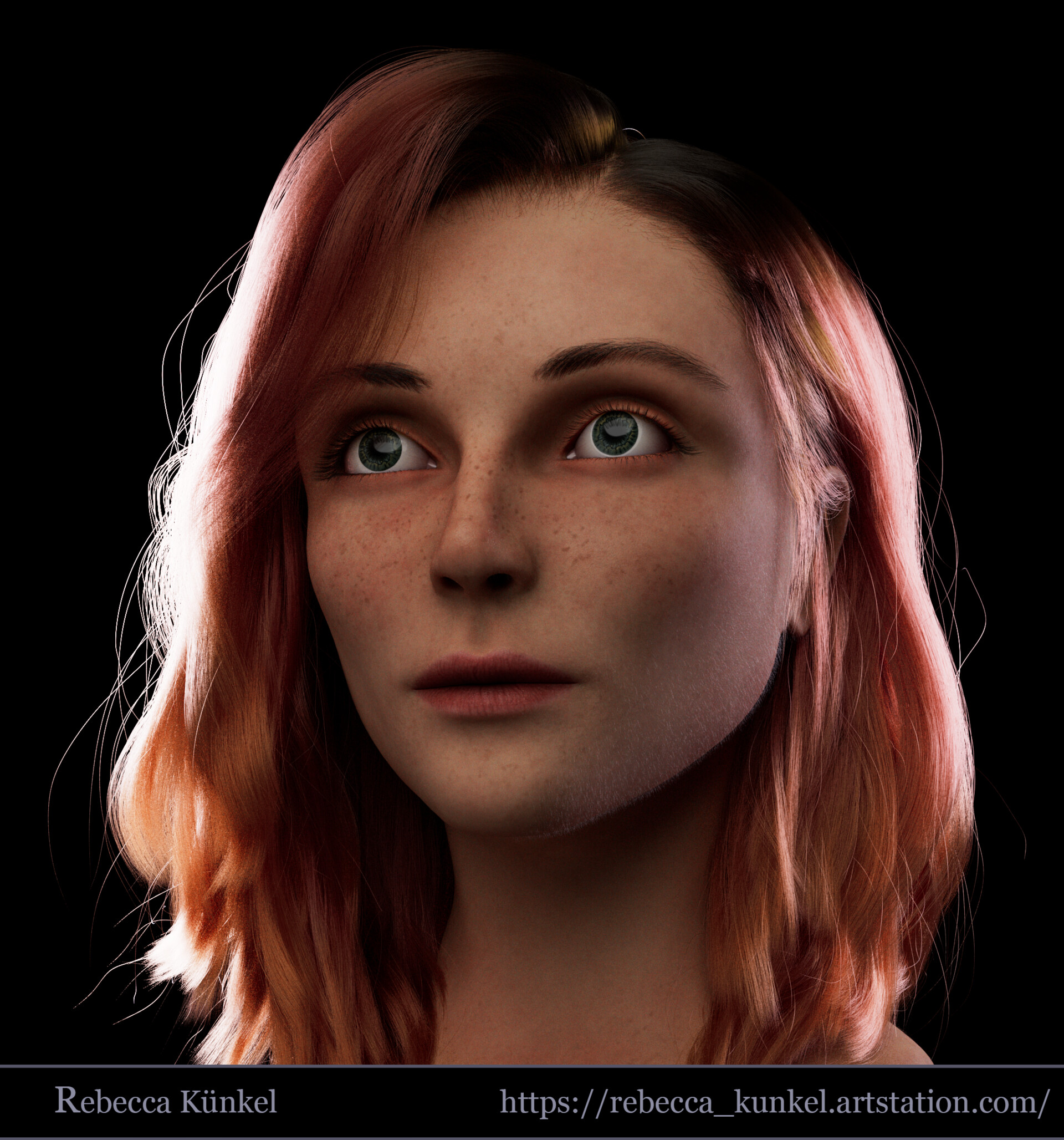ArtStation - Realistic portrait practise