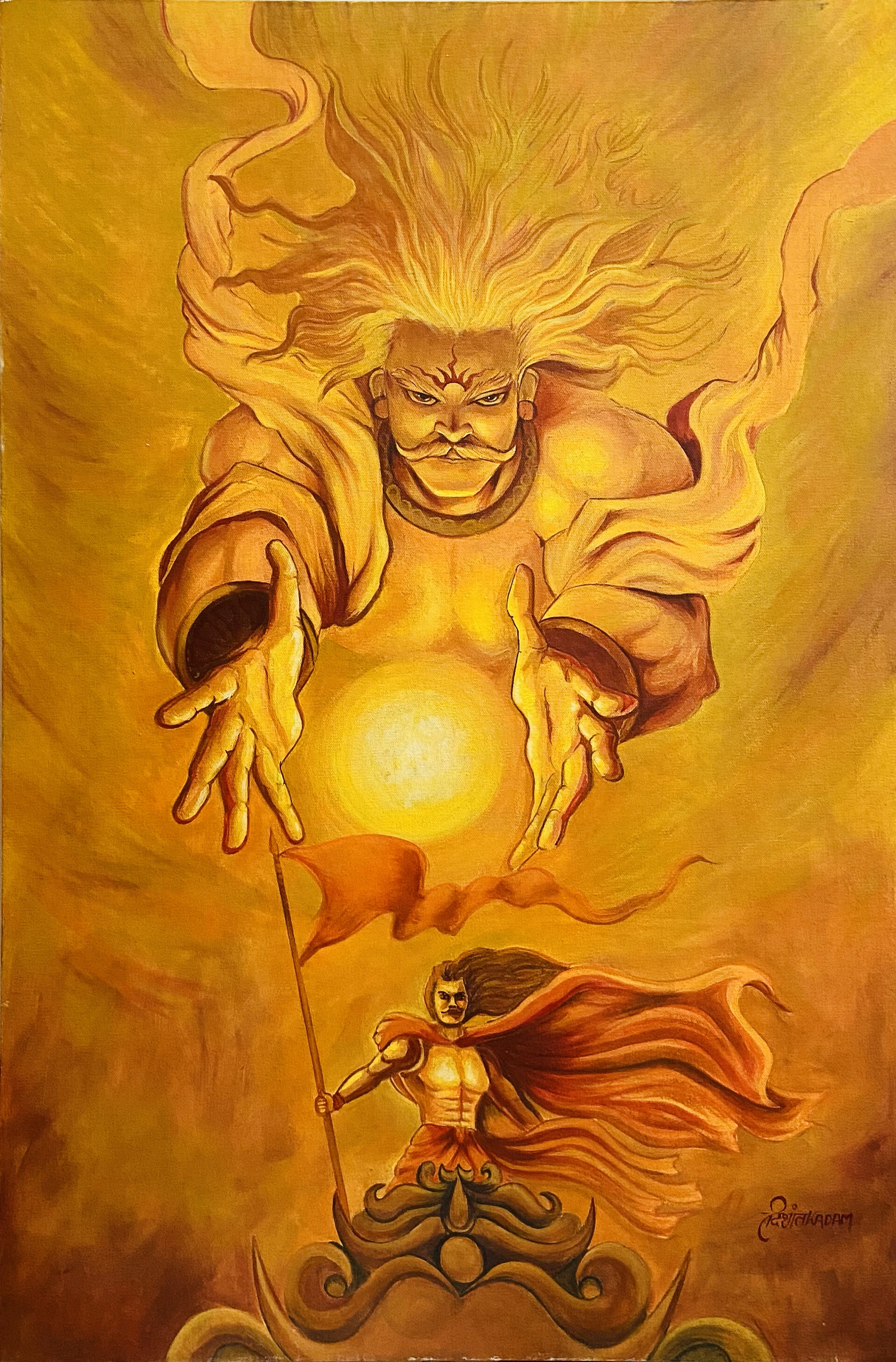 ArtStation - Acrylic painting