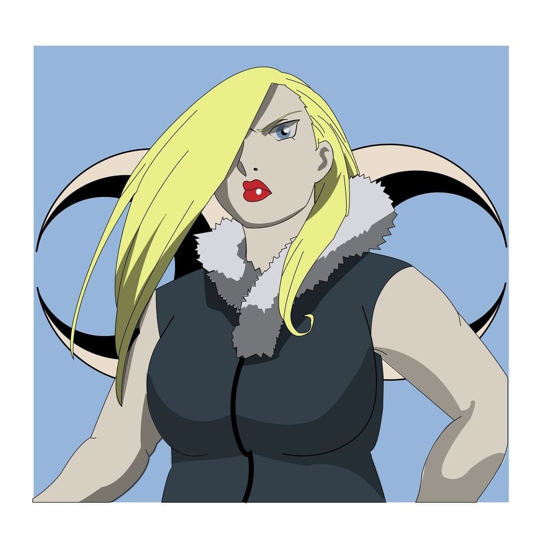 ArtStation - vector art - character Irine