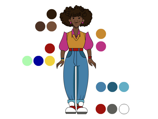 ArtStation - Bruna character concept