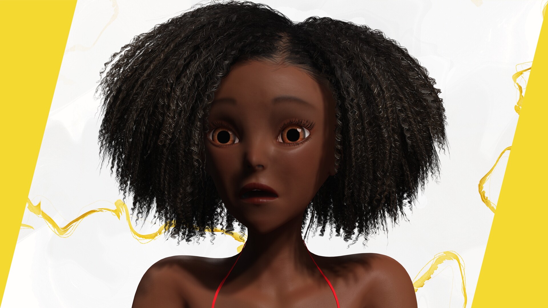 3D Cartoon Models for Sale | Stylized and Rigged Characters - XIV Afro ...