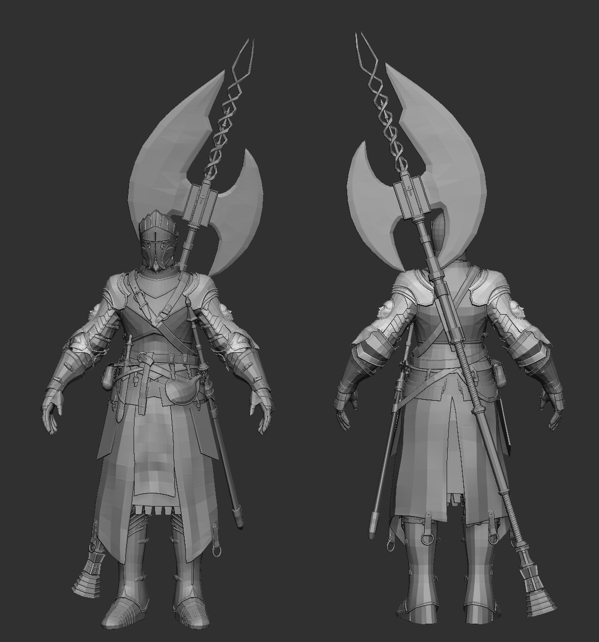 ArtStation - Original knight production progress part 2