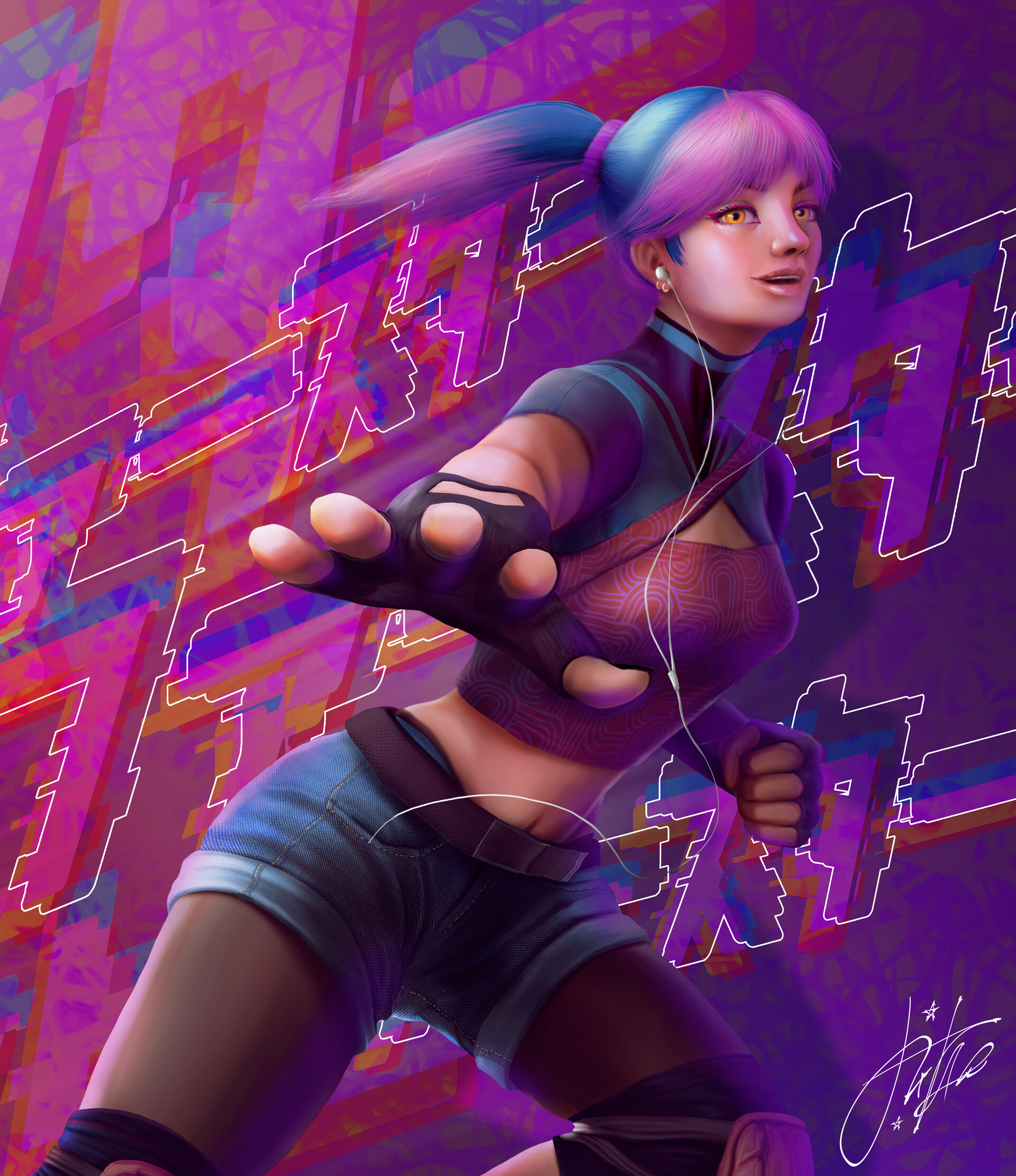ArtStation - Running girl #1