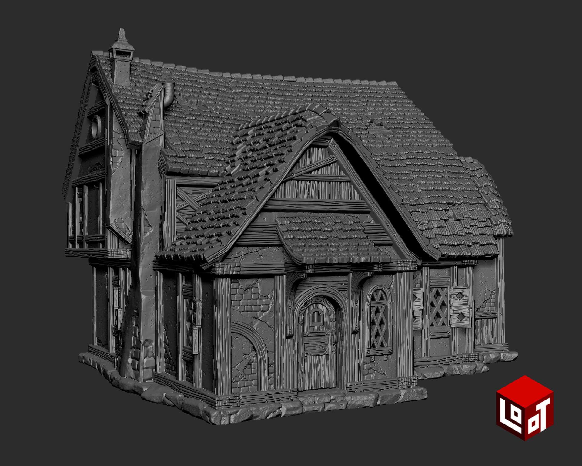 Gabriel Hiibiner - Silent Coin Taproom - Tavern - Miniature Loot Studios