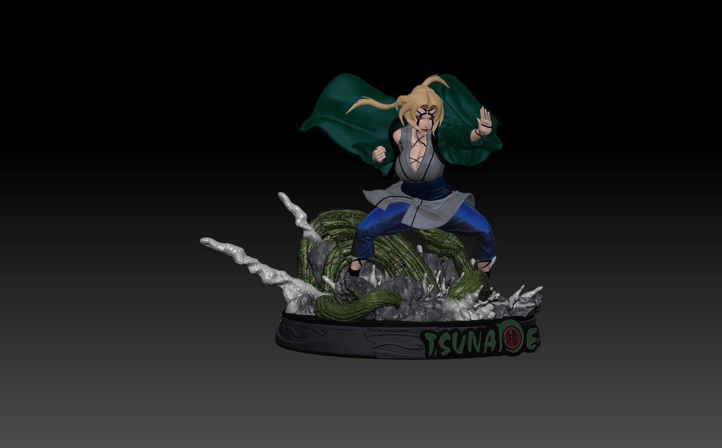 ArtStation - Tsunade from Naruto Anime