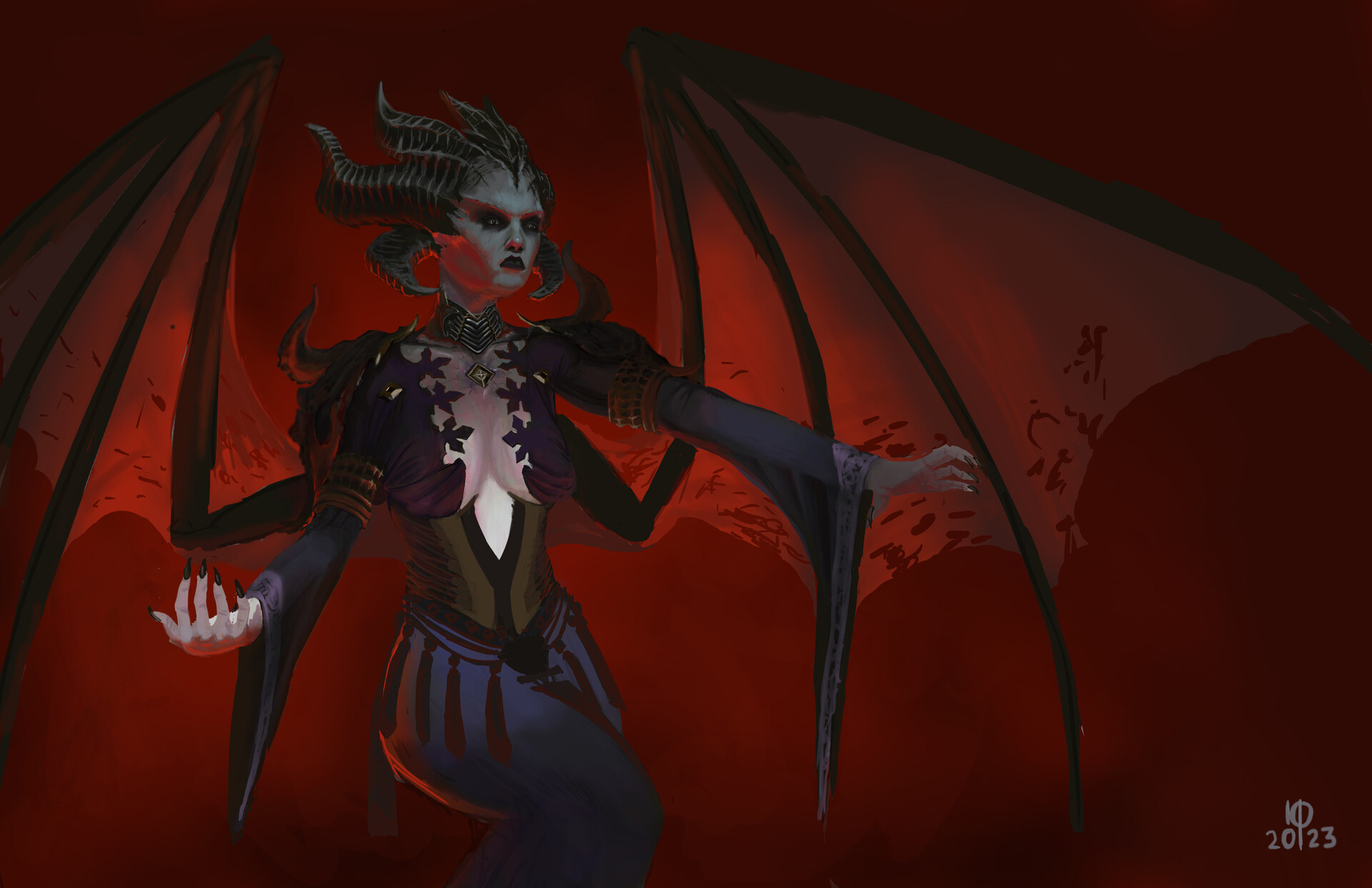 ArtStation - Lilith, Daughter of Hatred