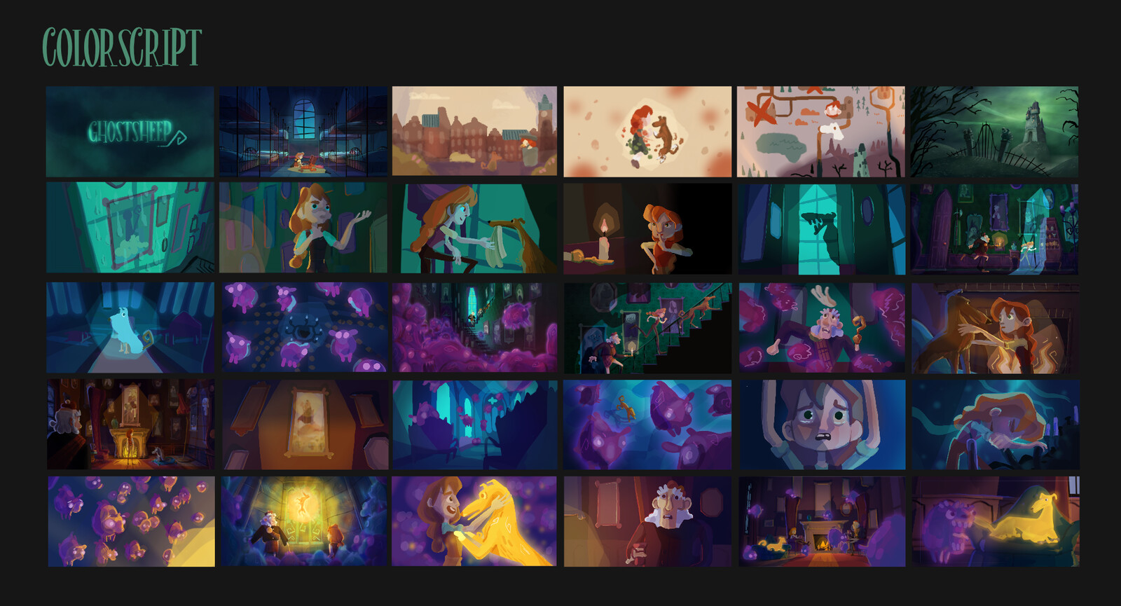 Noémie Paul - GHOSTSHEEP PART III / Color Script