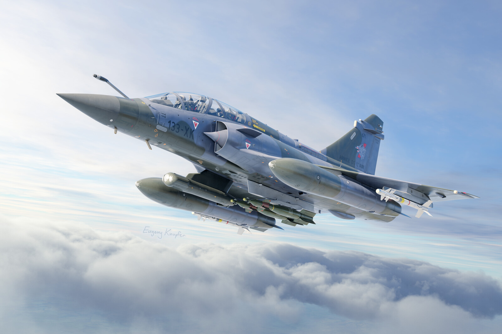 ArtStation - Dassault Mirage 2000D