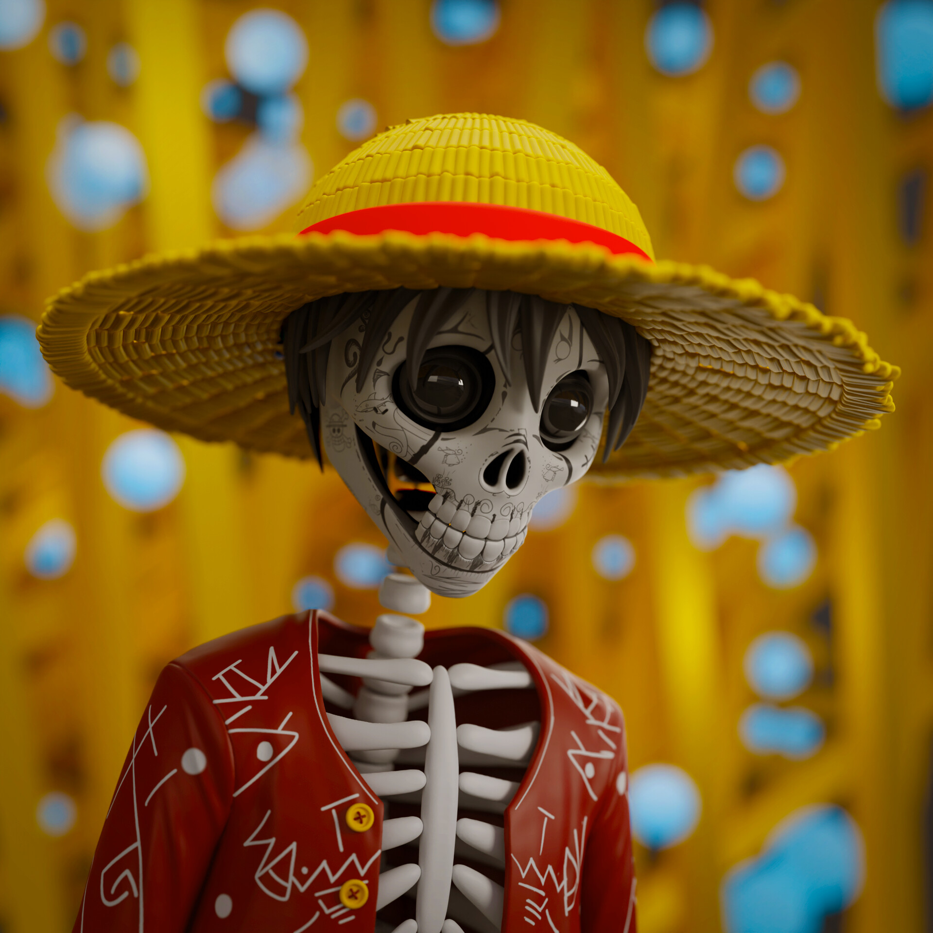 ArtStation - Skeleton Luffy