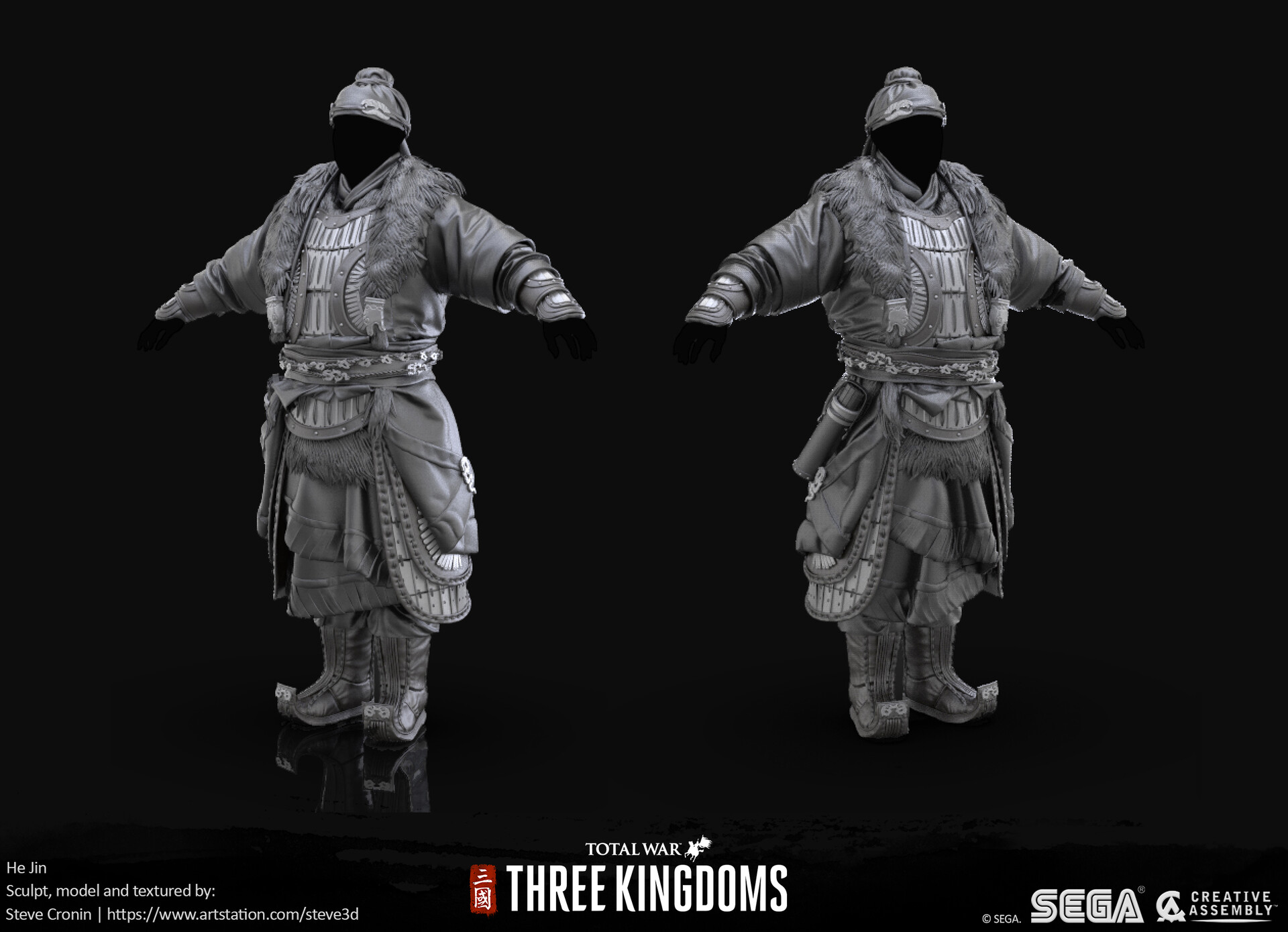 ArtStation - Three Kingdoms- He Jin (2019)