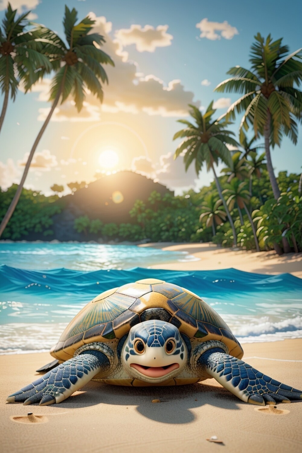 ArtStation - sea turtle