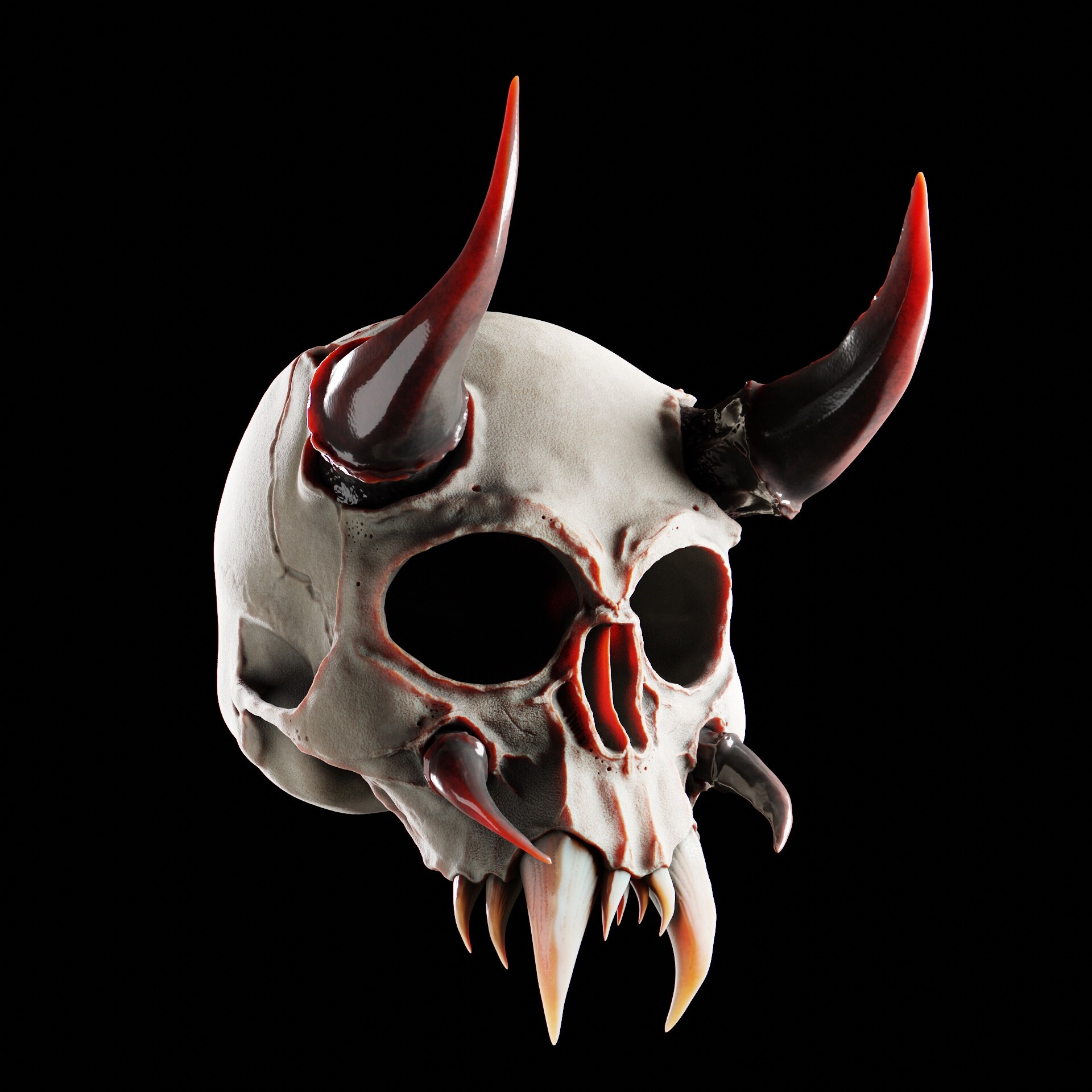 ArtStation - Demon skull