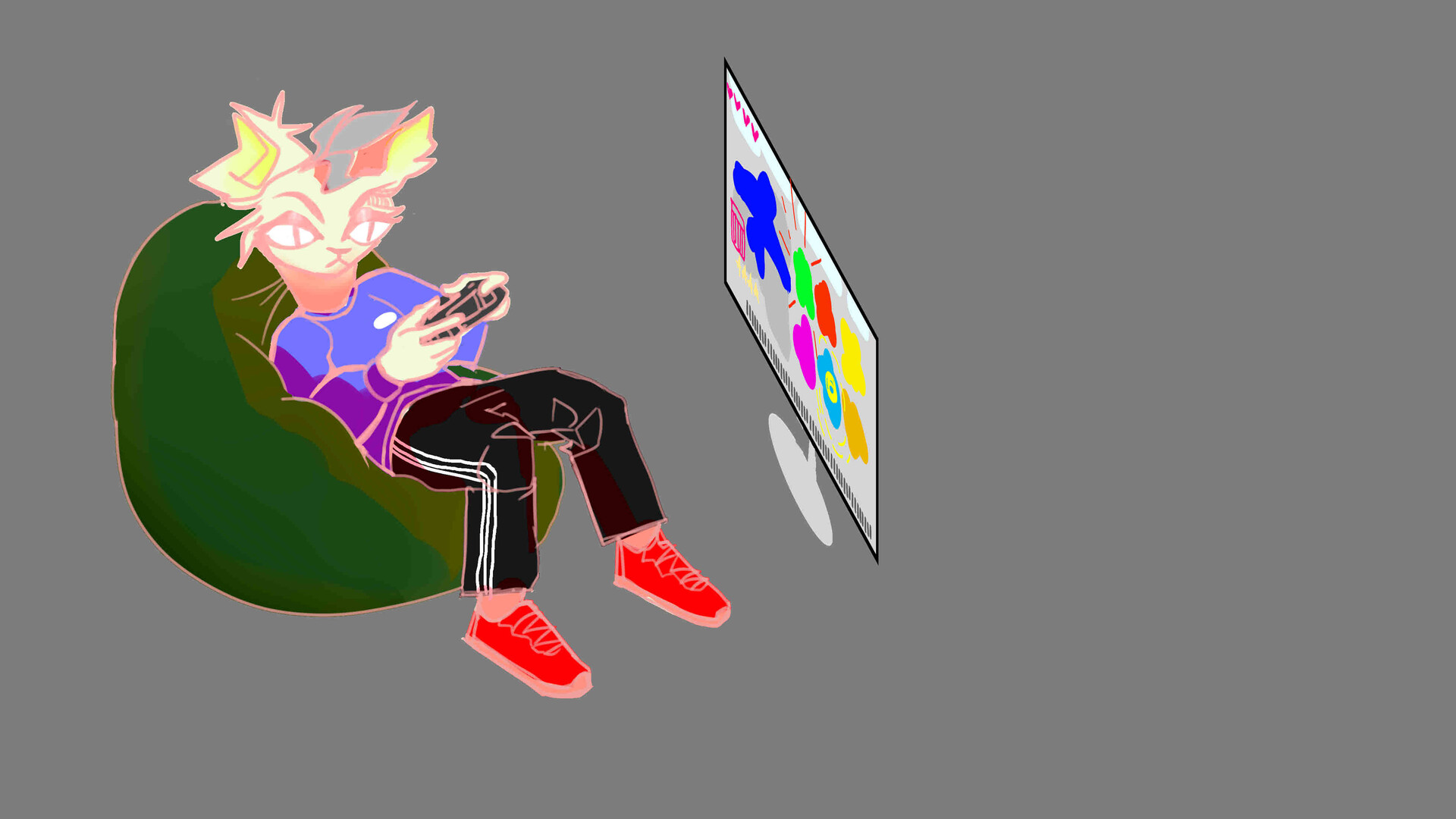 ArtStation - cat gamer 1